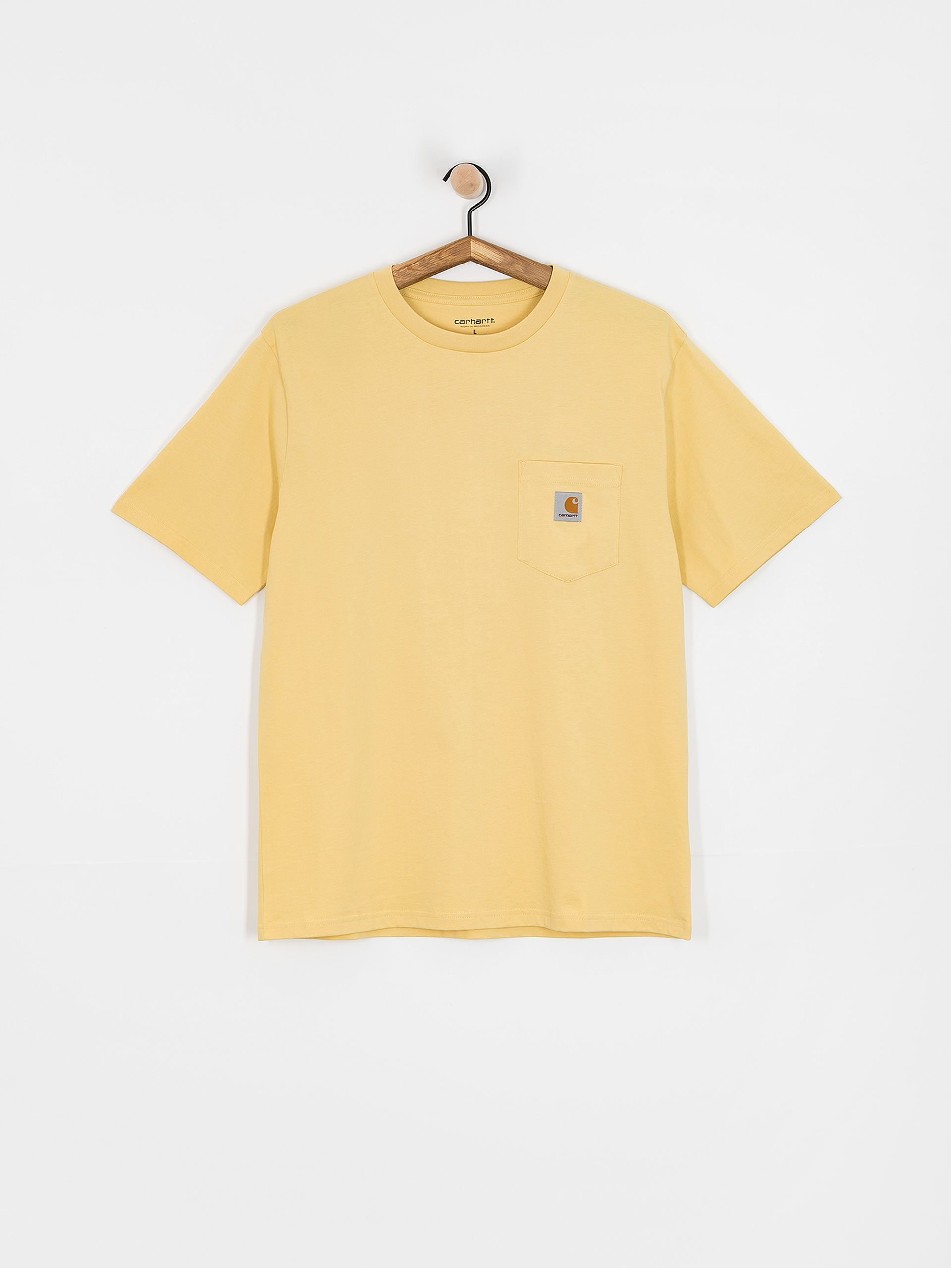Carhartt WIP T-Shirt Pocket - yellow (air yellow)