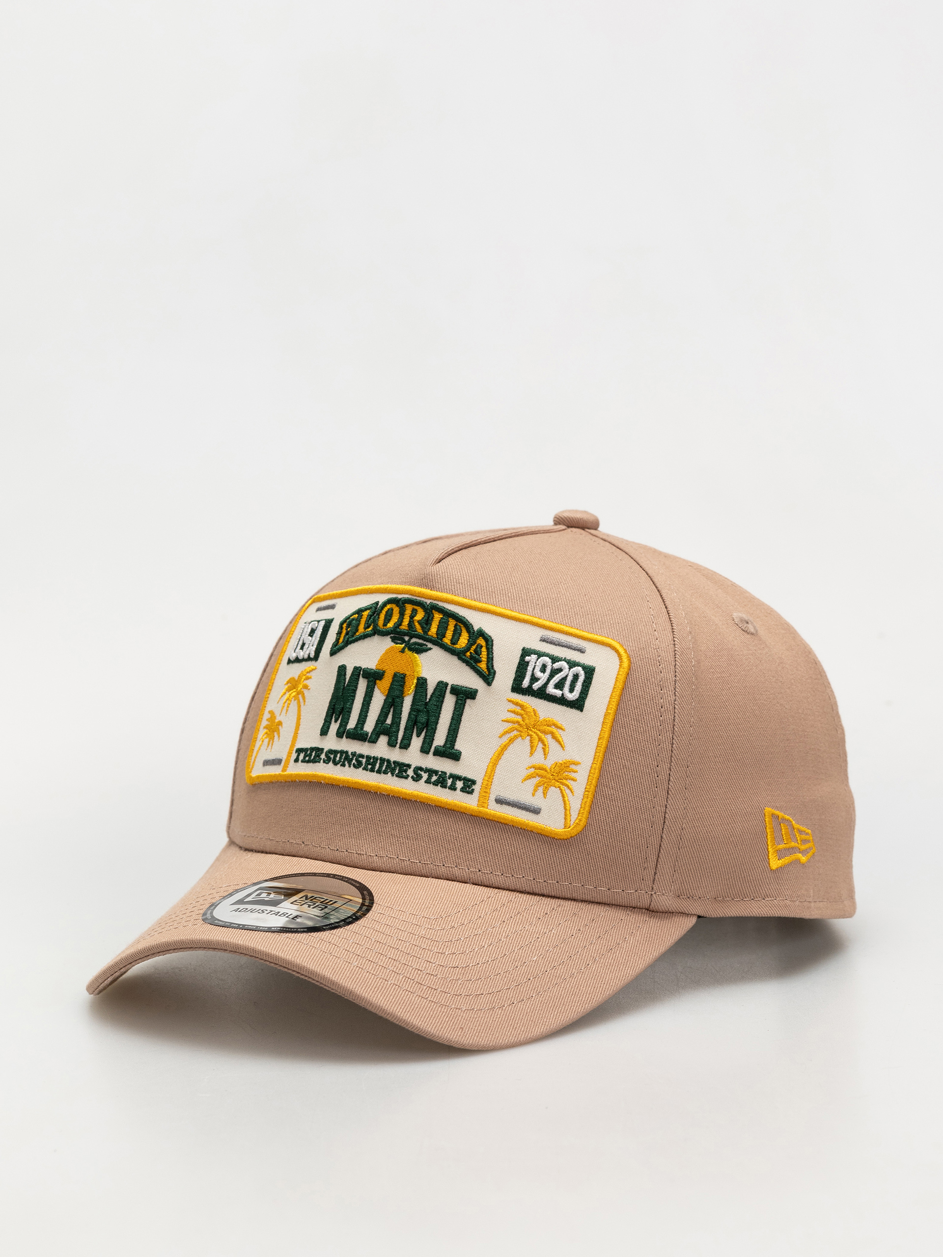 New Era Cap License Plate Eframe Newera - beige (med beige)