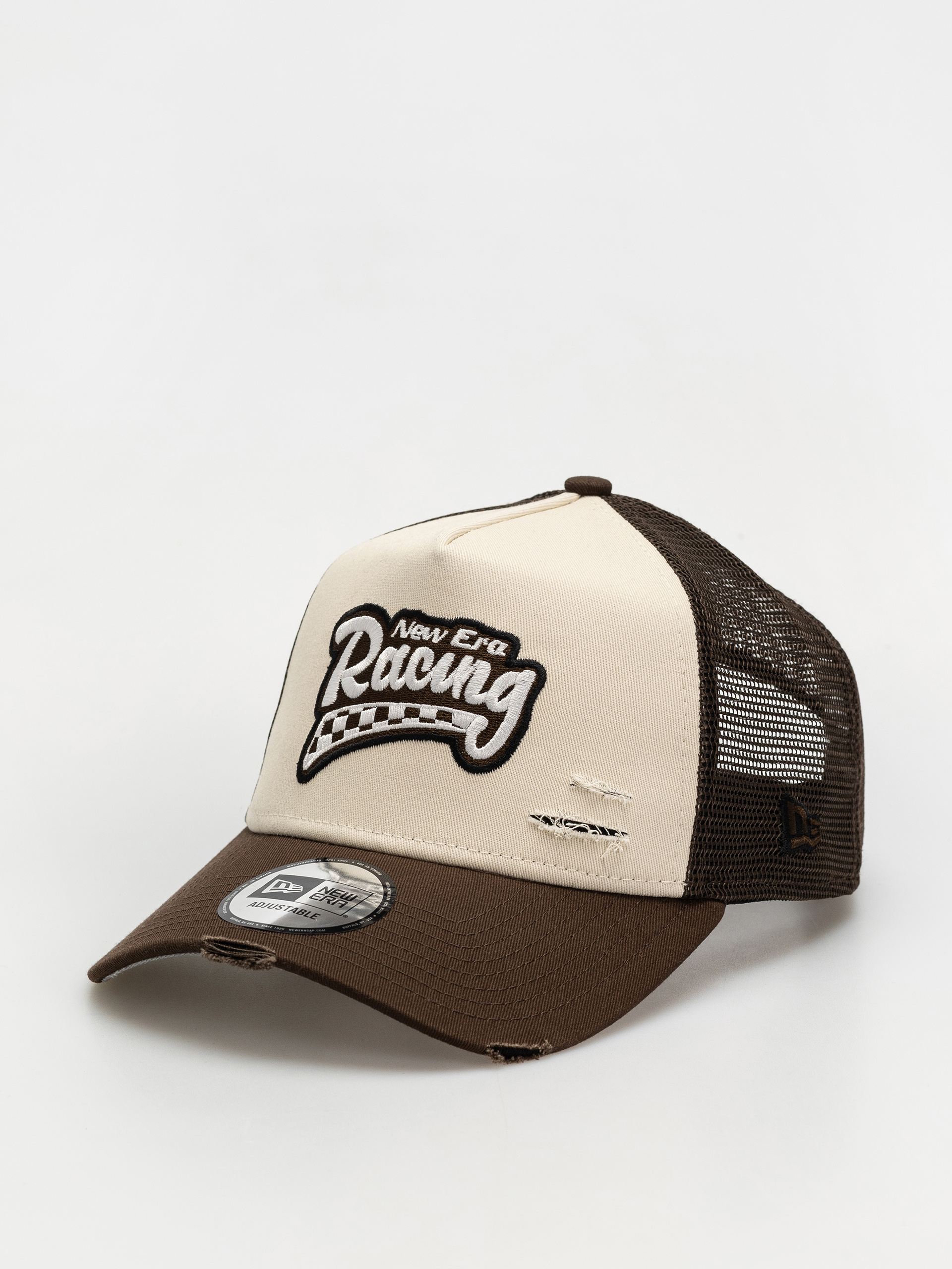 New Era Cap Motorsport Trucker - black (light beige)