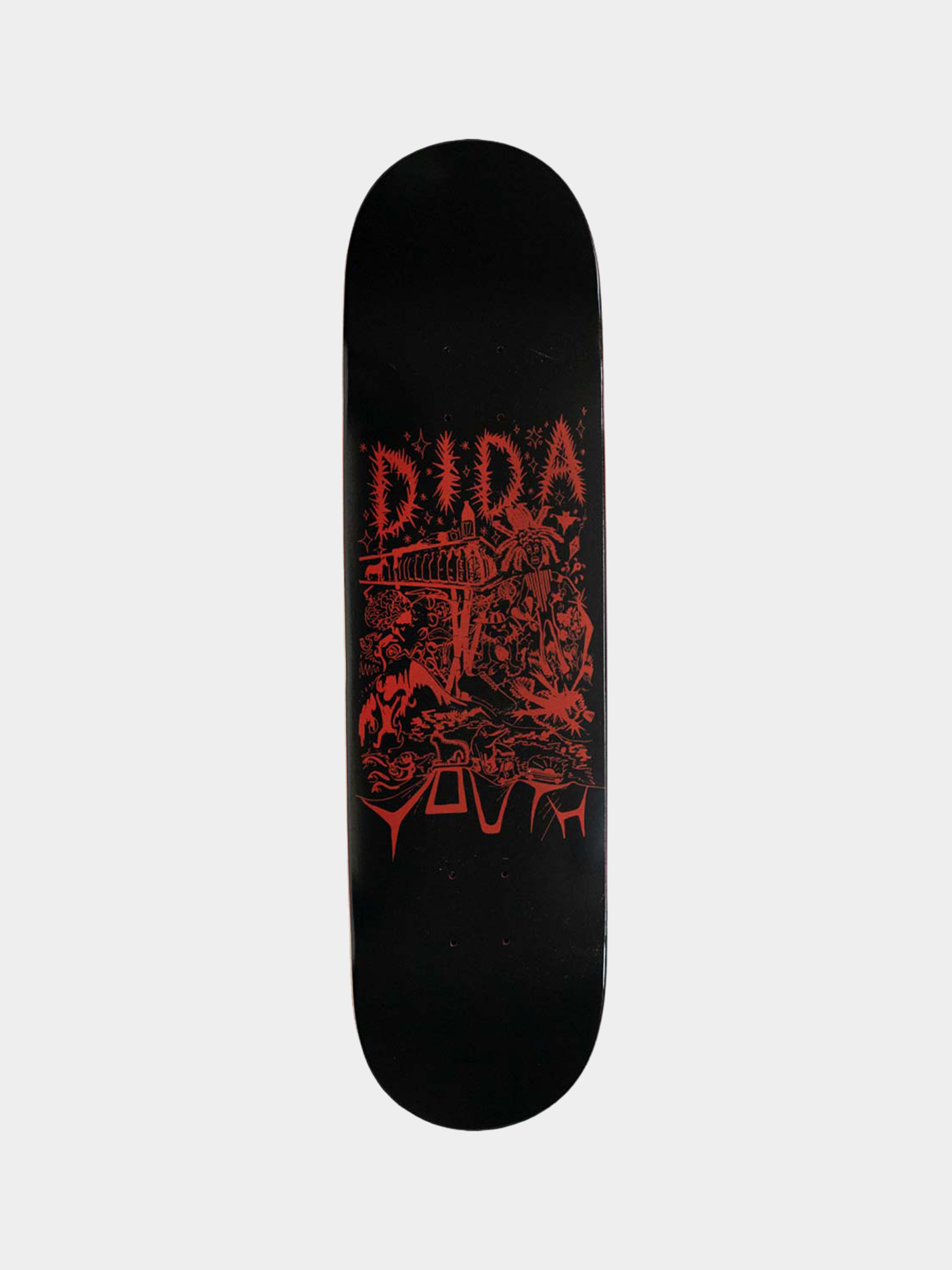 Youth Skateboards Deck Dida Pro (black/red)