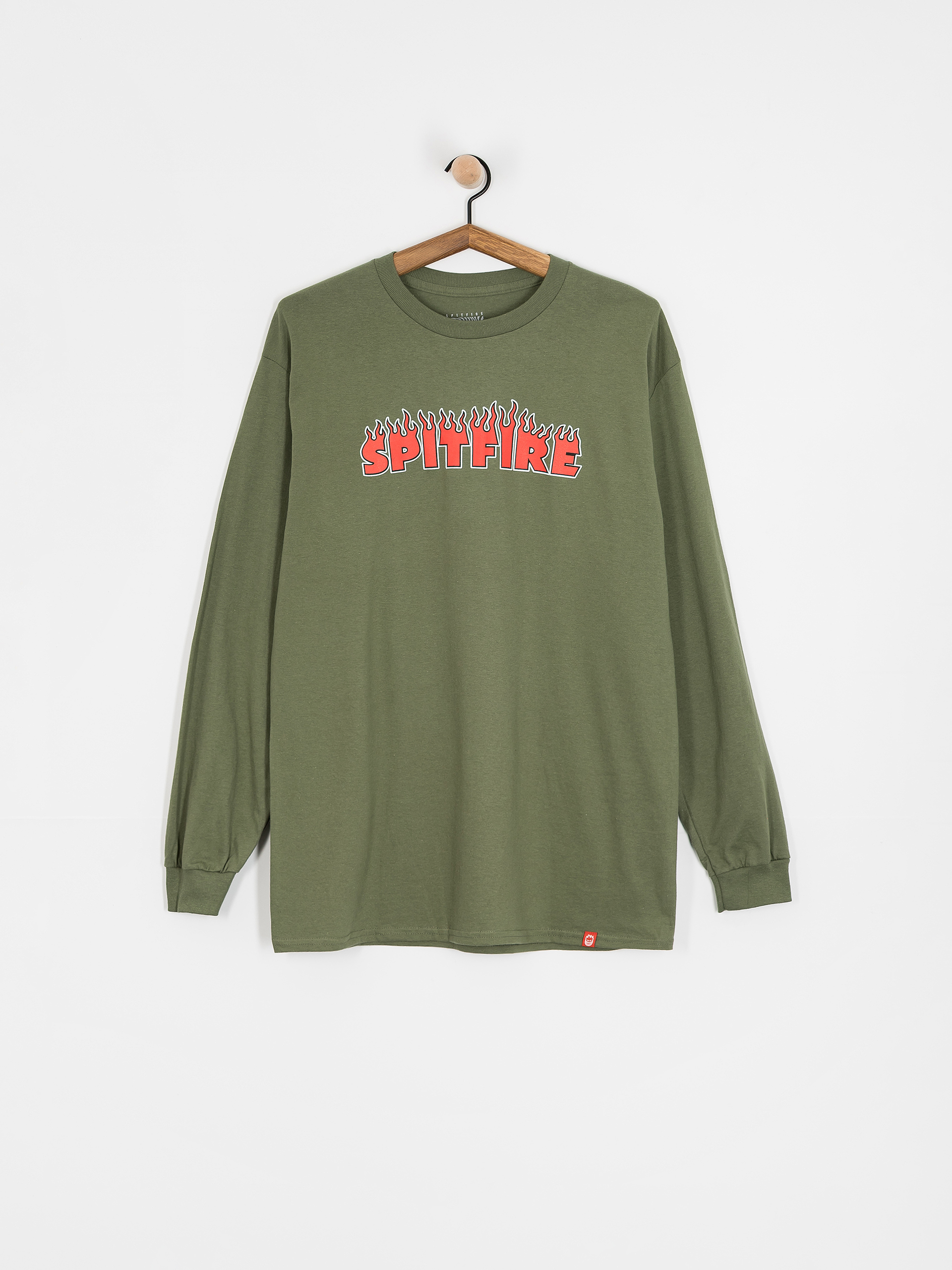 Spitfire Demonseed Script Longsleeve - green (military green/red black ...