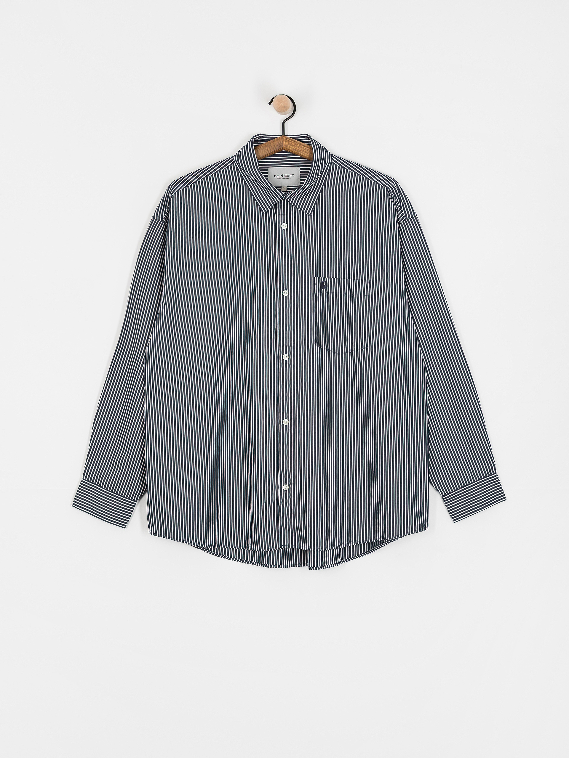 Carhartt WIP Shirt Notus - navy blue (arvin stripe/space)