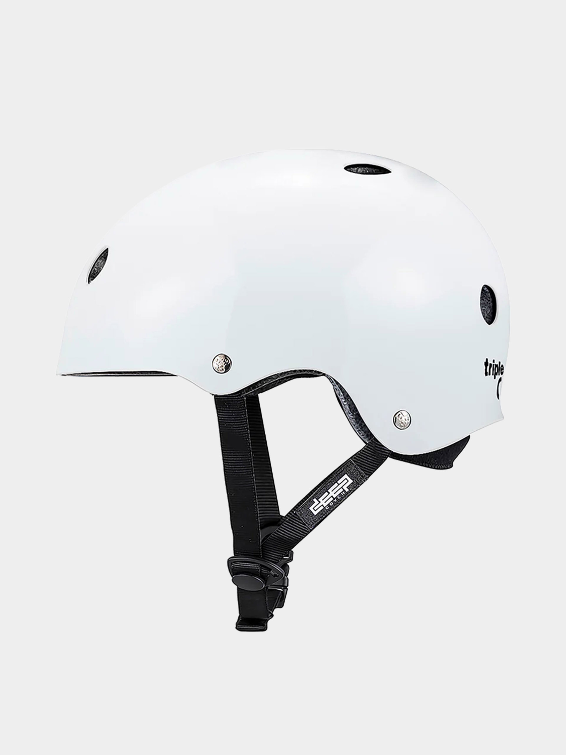Triple Eight Helmet Deep Cover Helmet - white (white glossy)