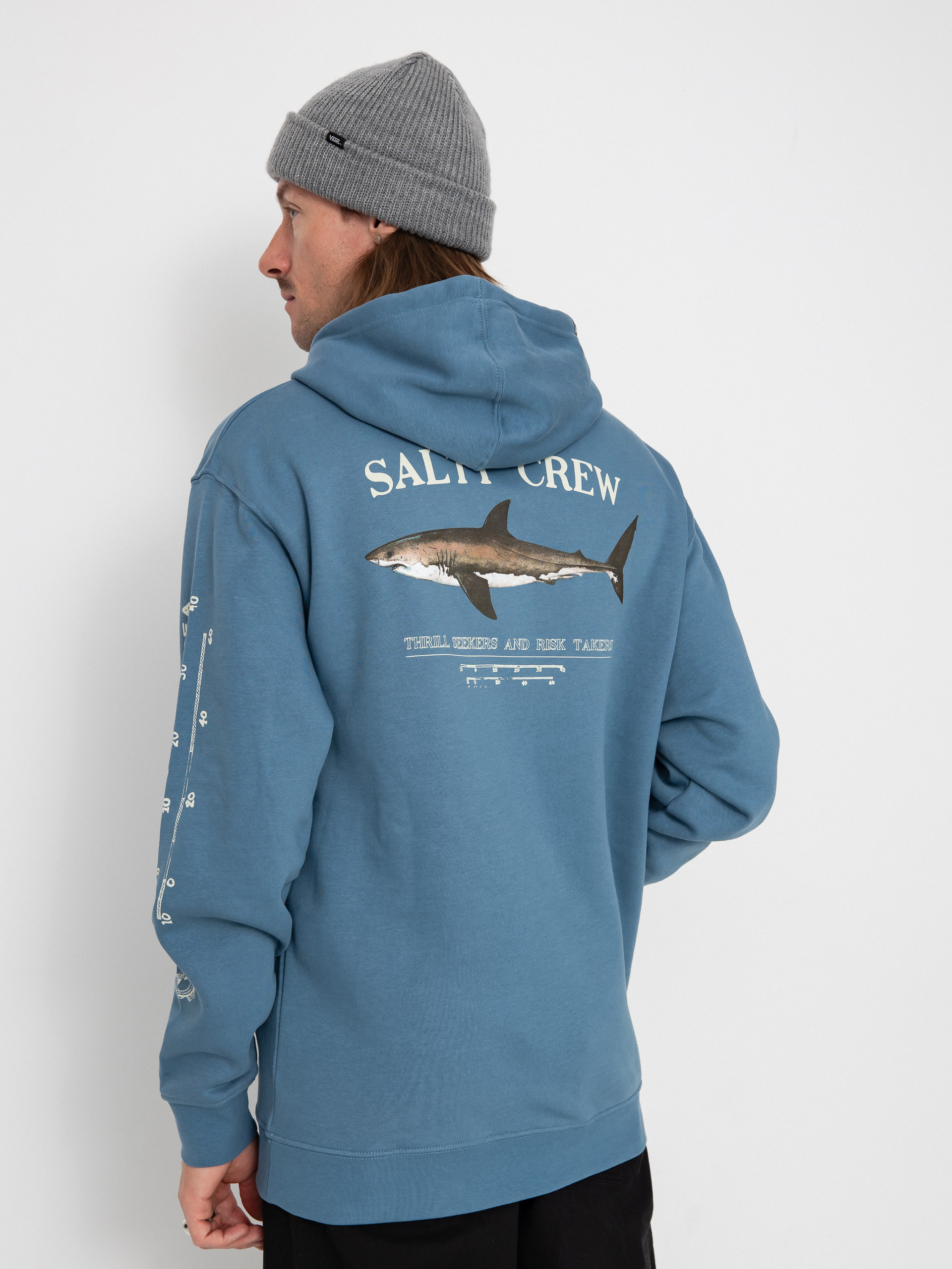 Salty Crew Bruce HD Hoodie - blue (slate)