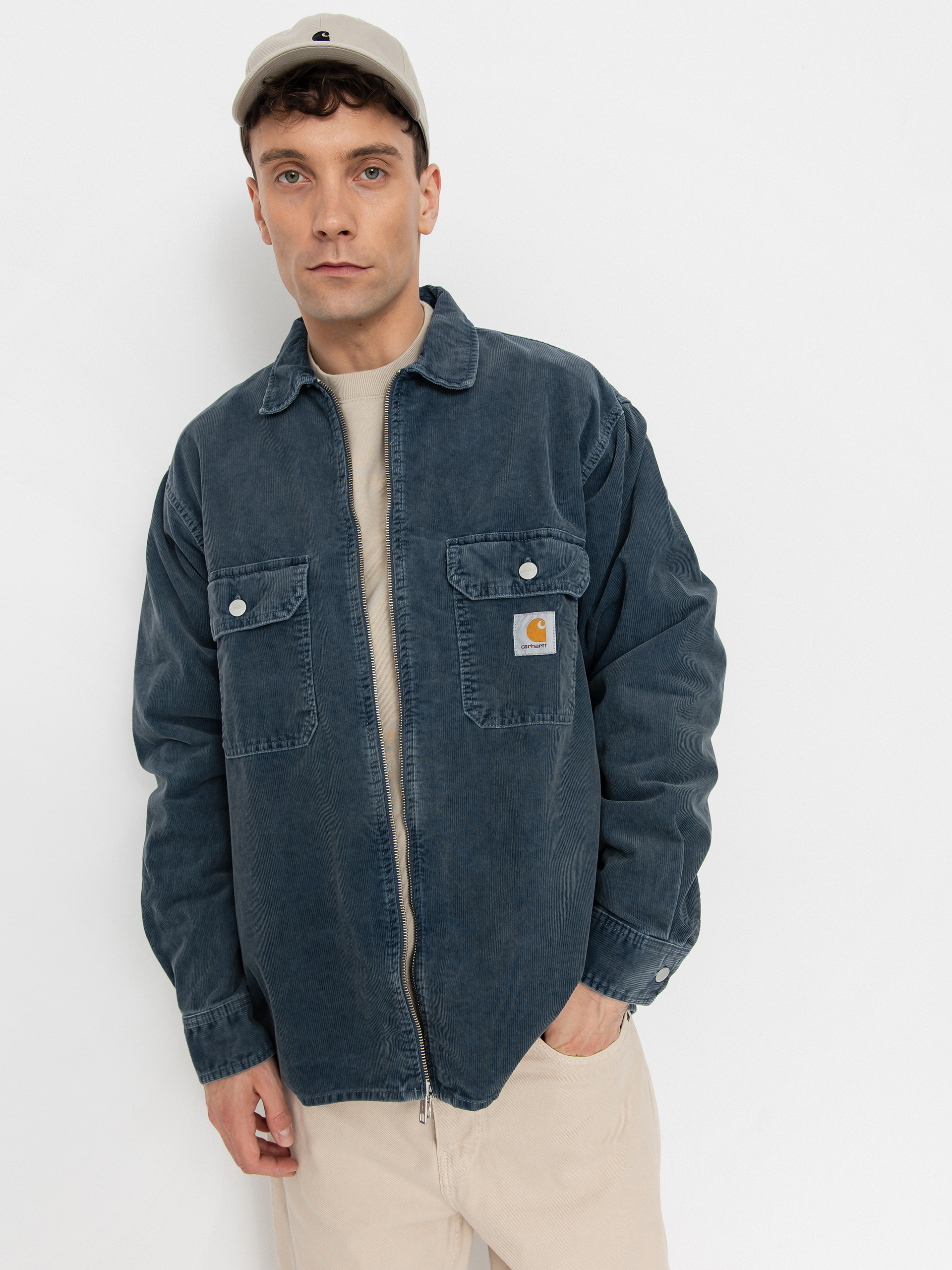 Carhartt WIP Reynold Jacket - navy blue (dusky blue)