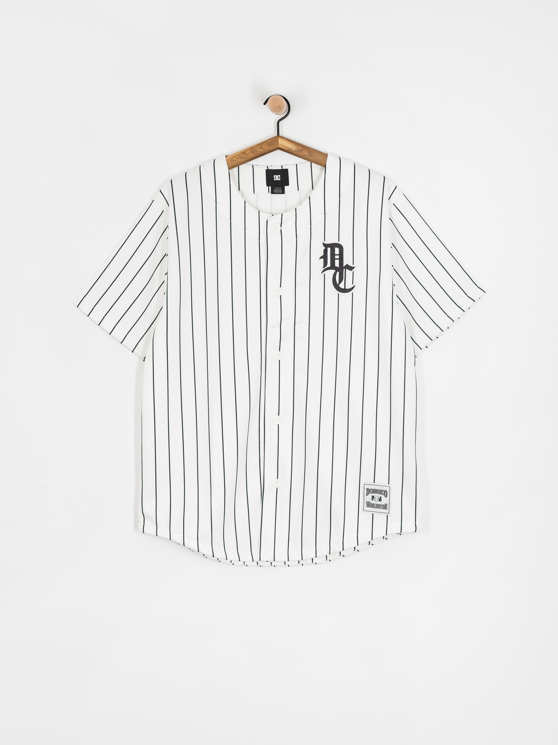 DC Slugger Jersey T-shirt - white (white pinstripe)
