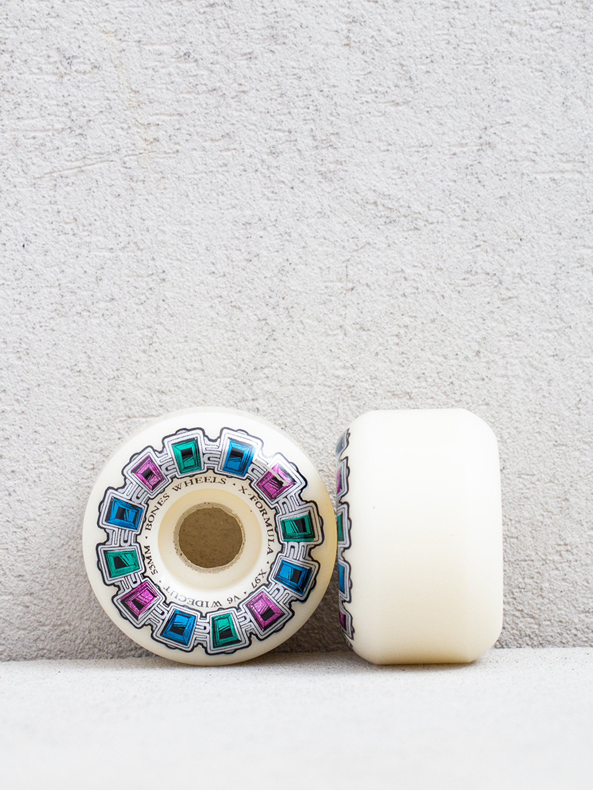 Bones X Formula Dial Of Destiny V6 Widecut 97A Wheels - white (natural ...