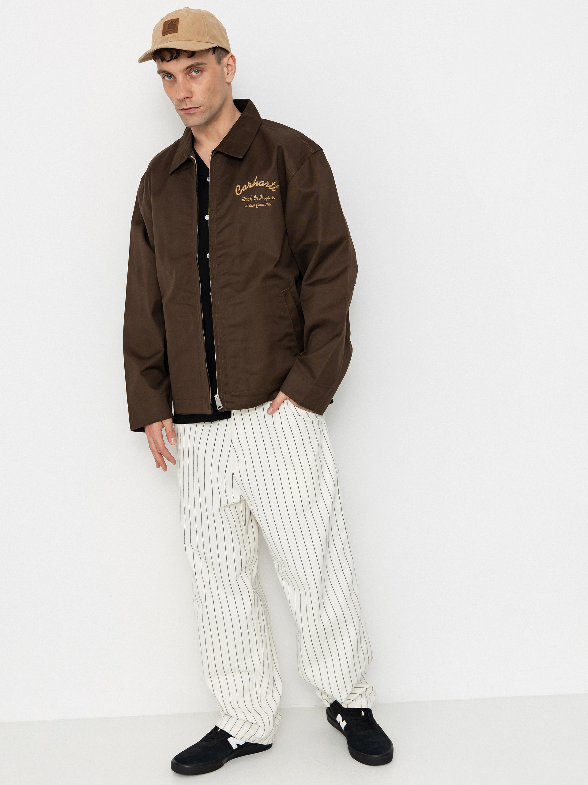 Carhartt WIP Jacket Racer Module - brown (liberica/peanut)