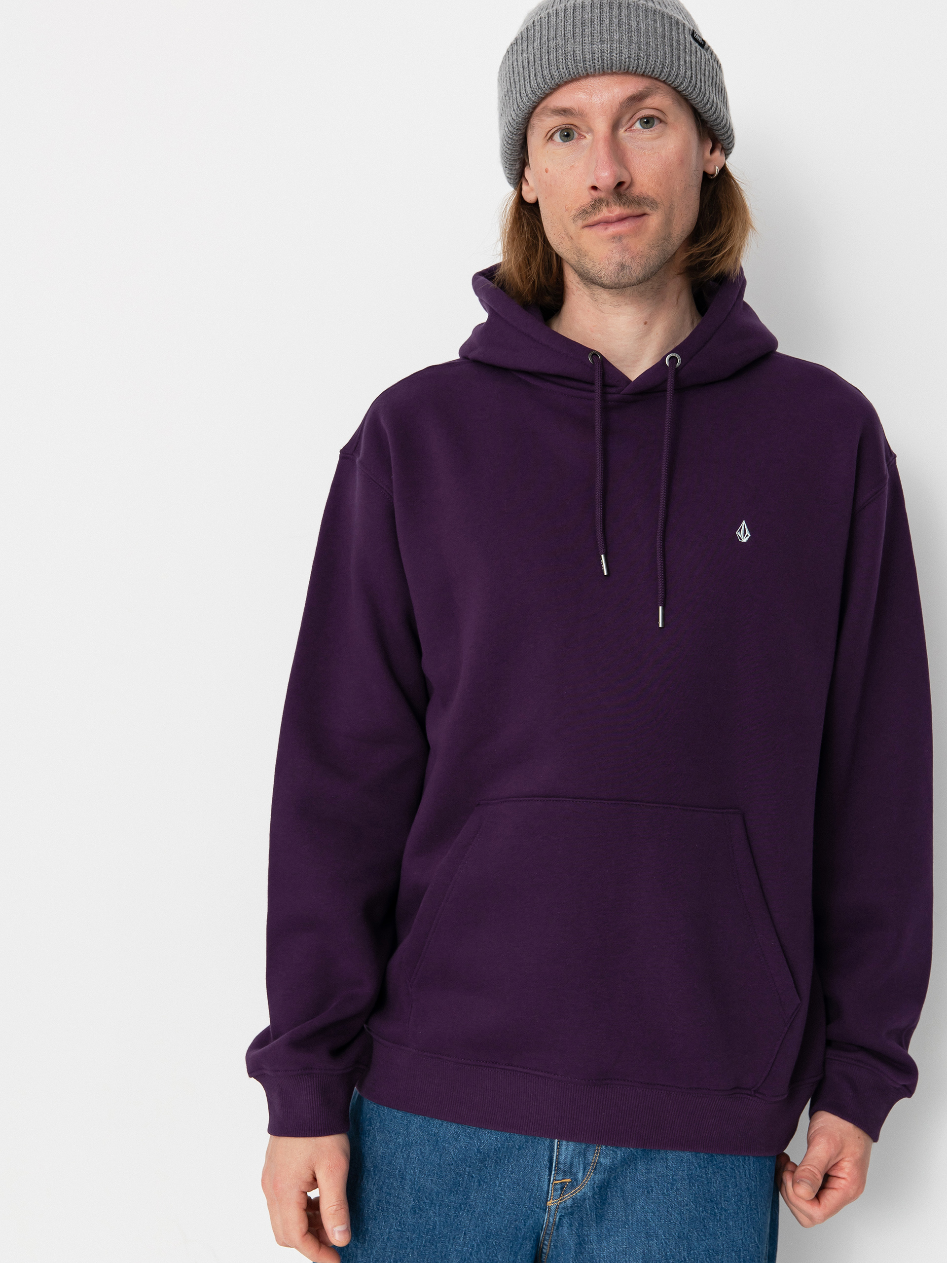 Volcom Hoodie Single Stone HD - violet (grape royale)