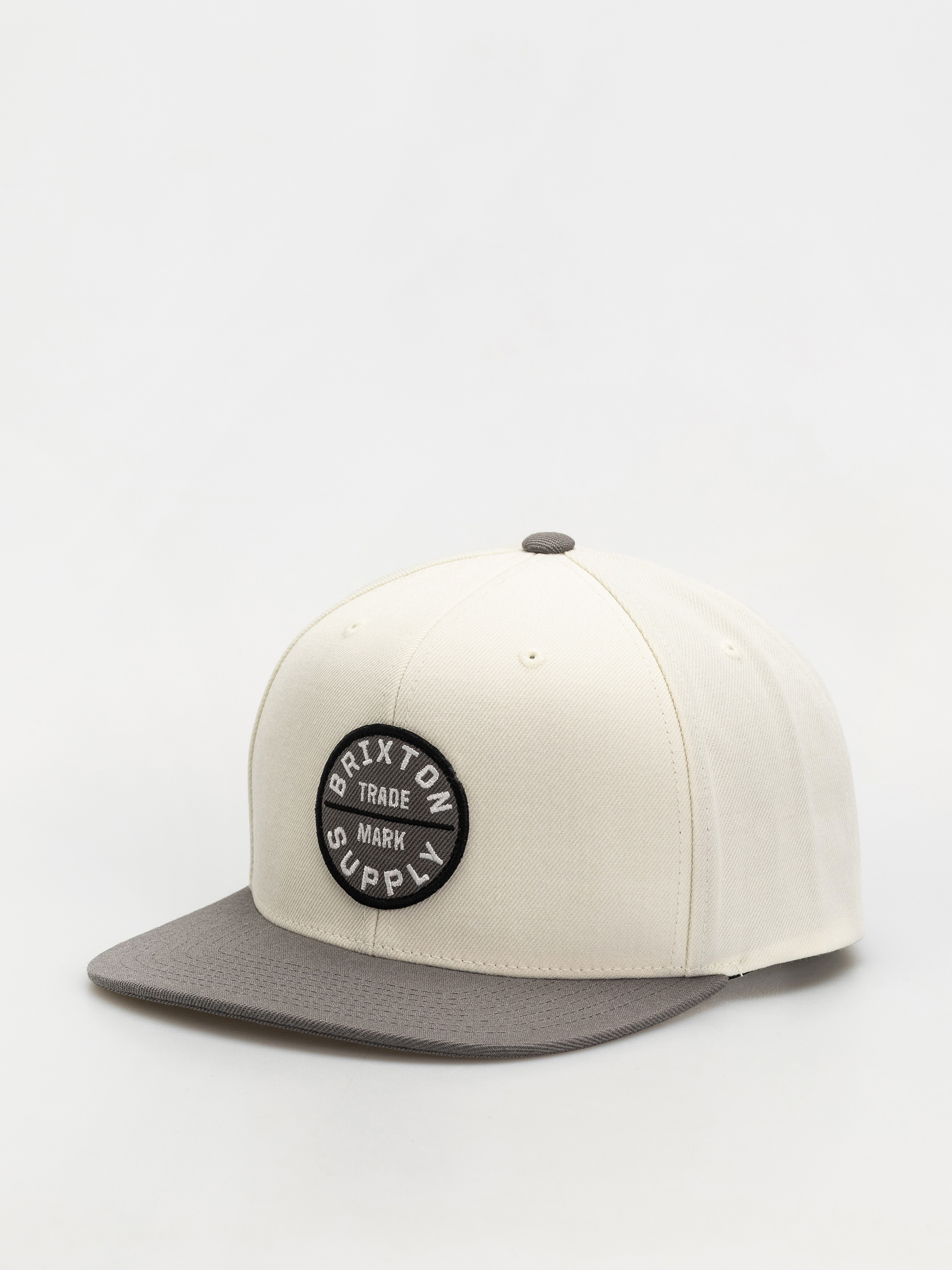 Brixton Oath III Cap - white, grey (charcoal/off white)