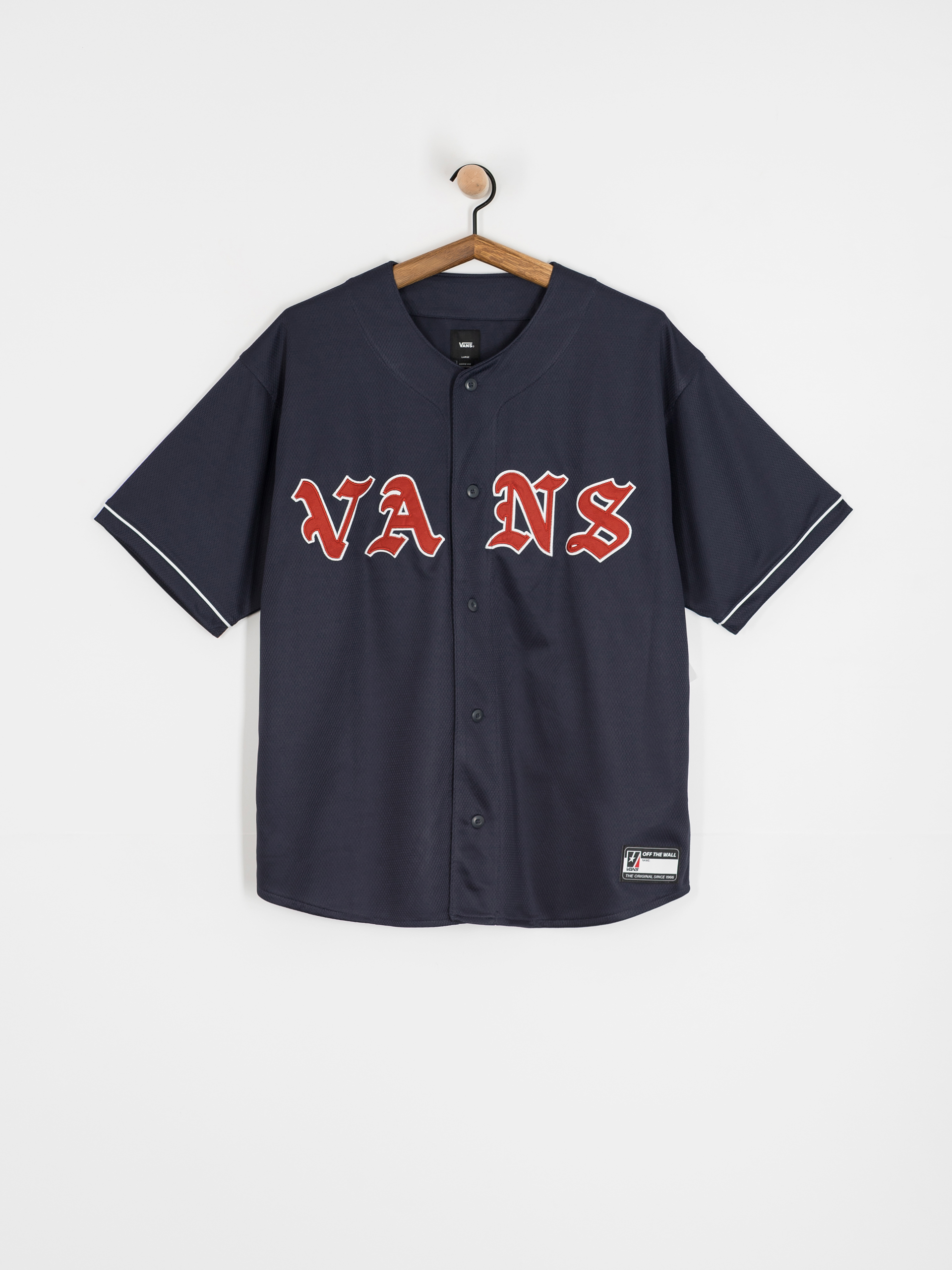 Vans Ye Olde Vans Baseball Jersey T-Shirt - navy blue (parisian night)