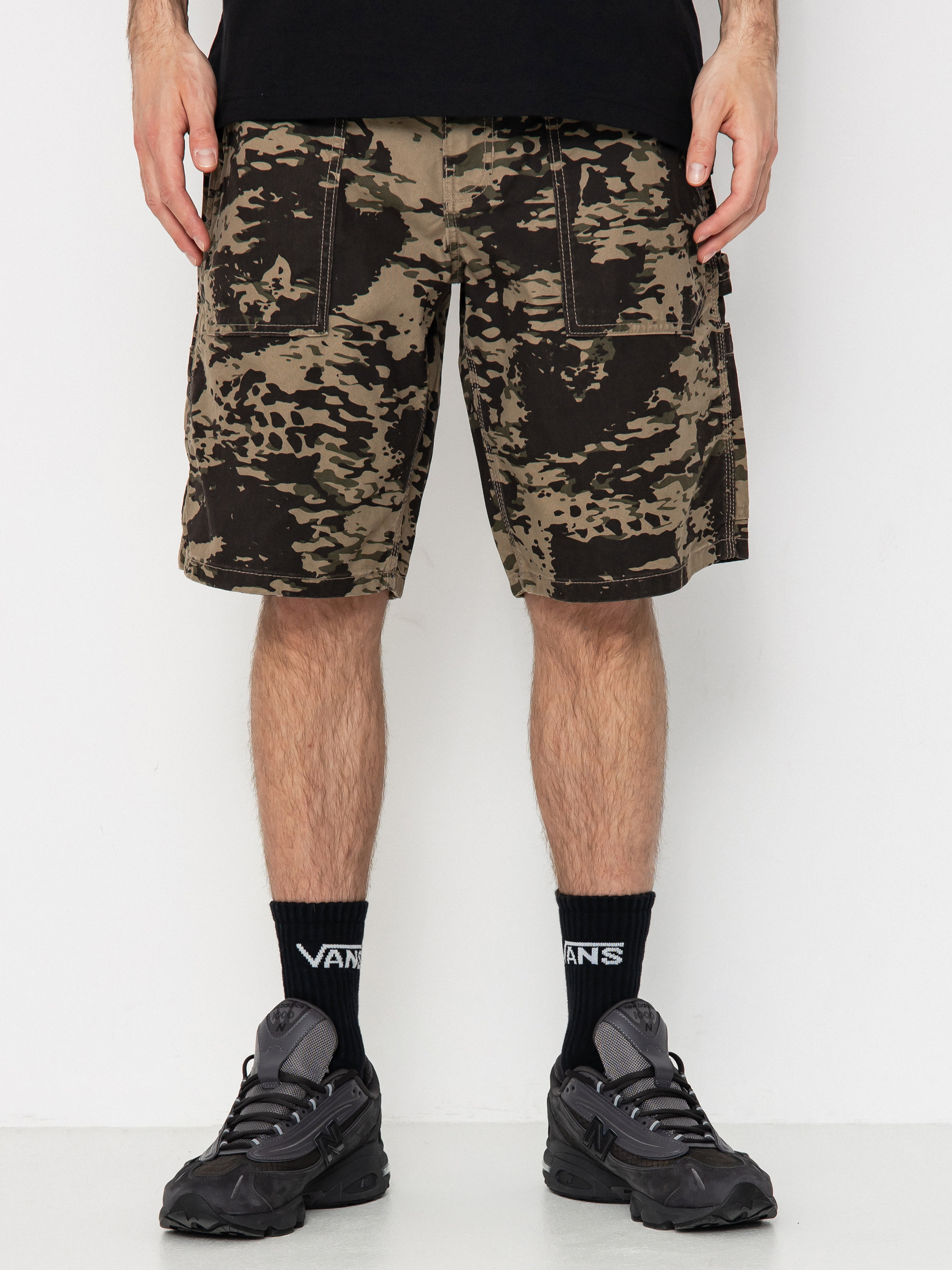 Vans Skate Utility Loose Shorts - brown, camo (walnut)