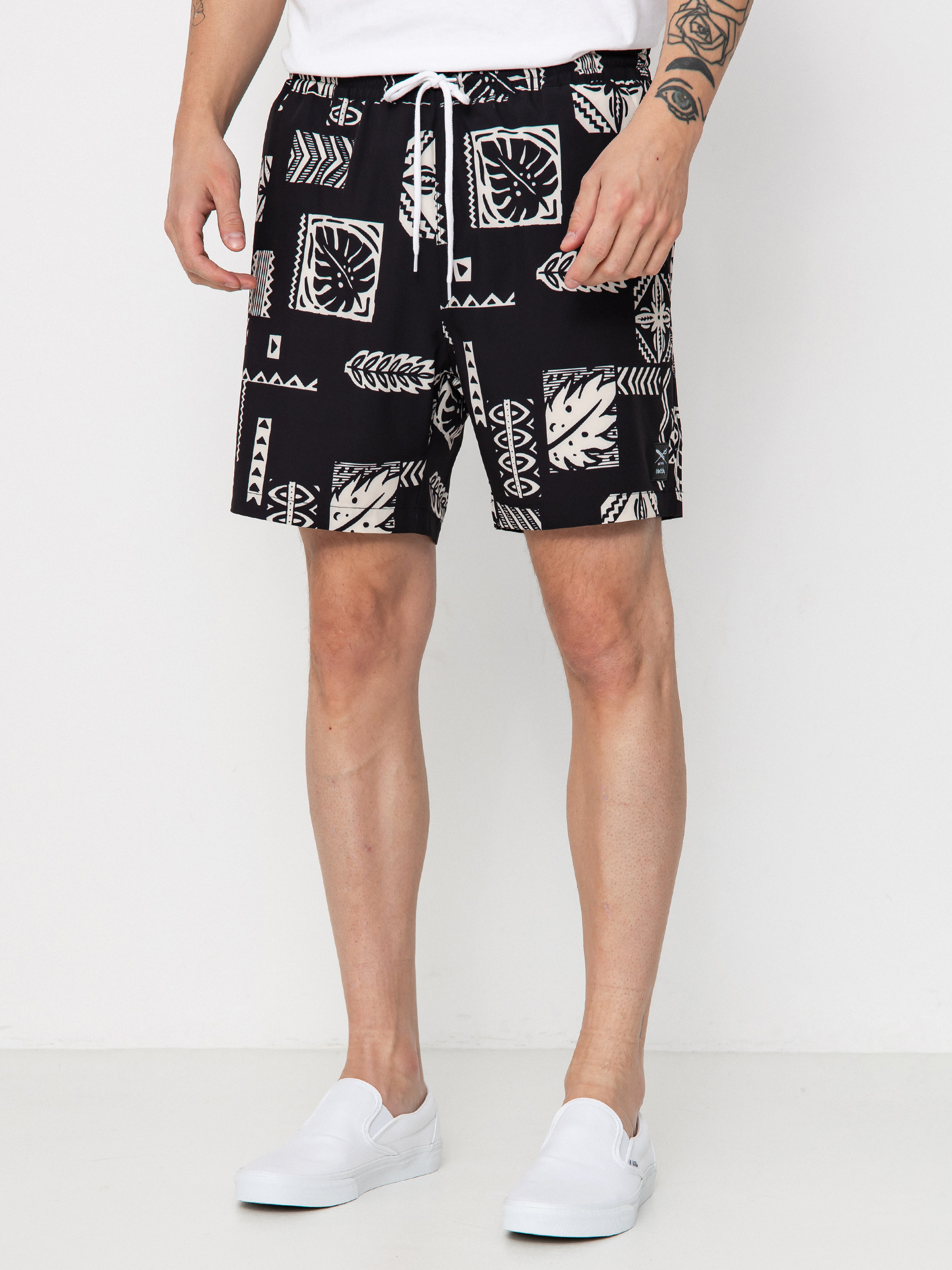 Iriedaily Crazy Fresh Shorts - black (black white)