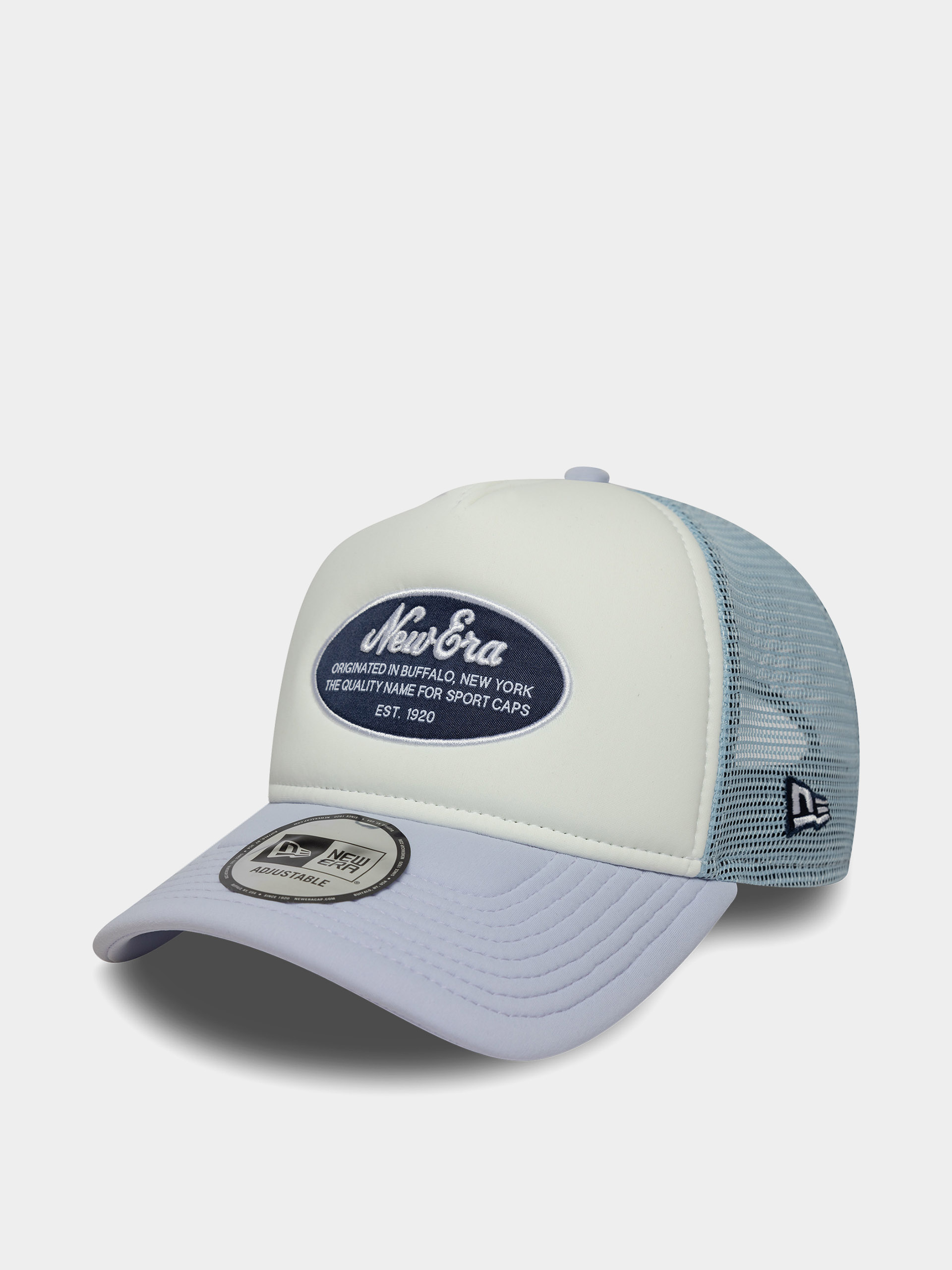 New Era Cap Oval Foam Patch Trucker - violet (white/violet)