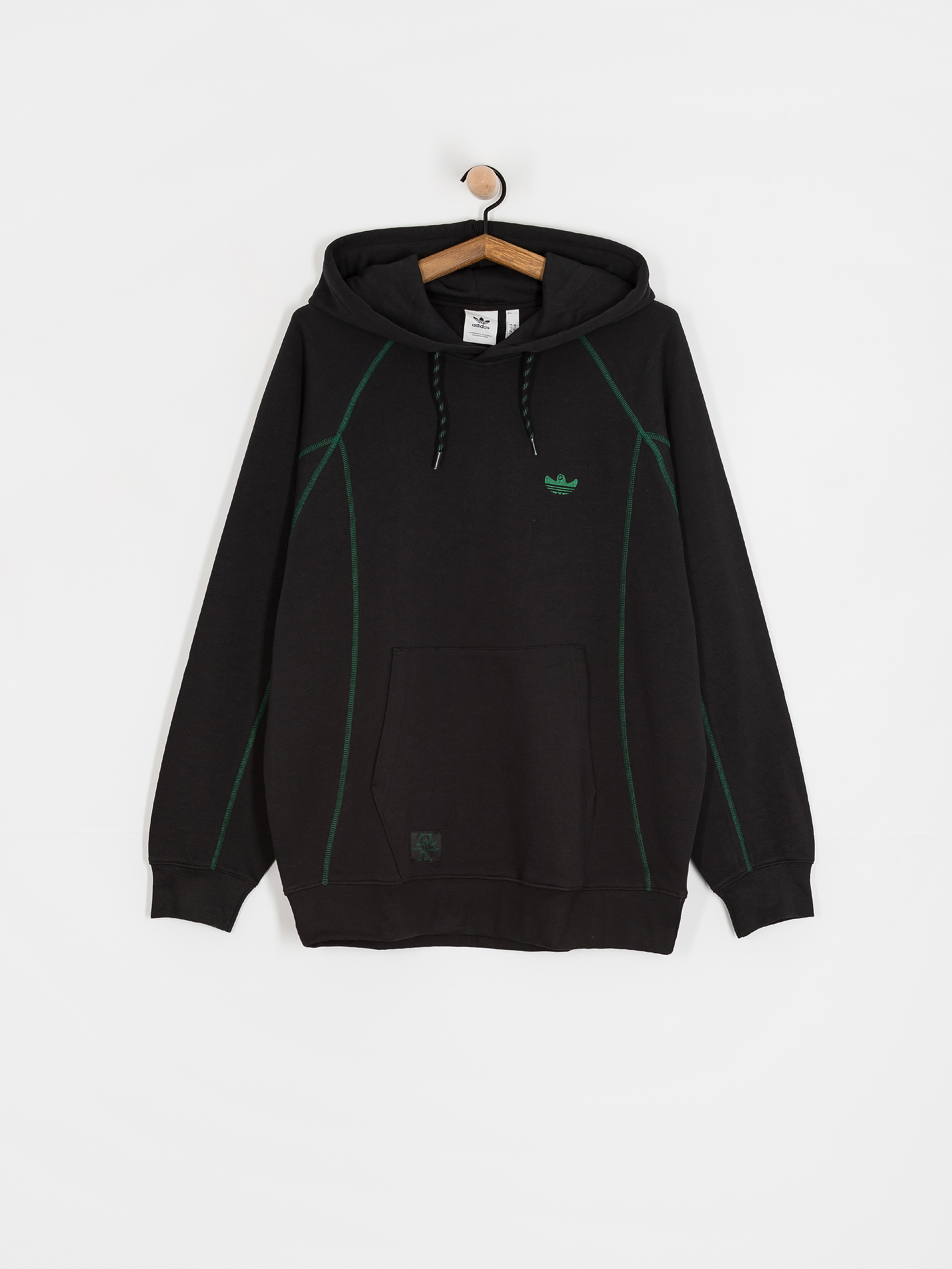adidas Shmoo Fw HD Hoodie - black (black/drkgrn)