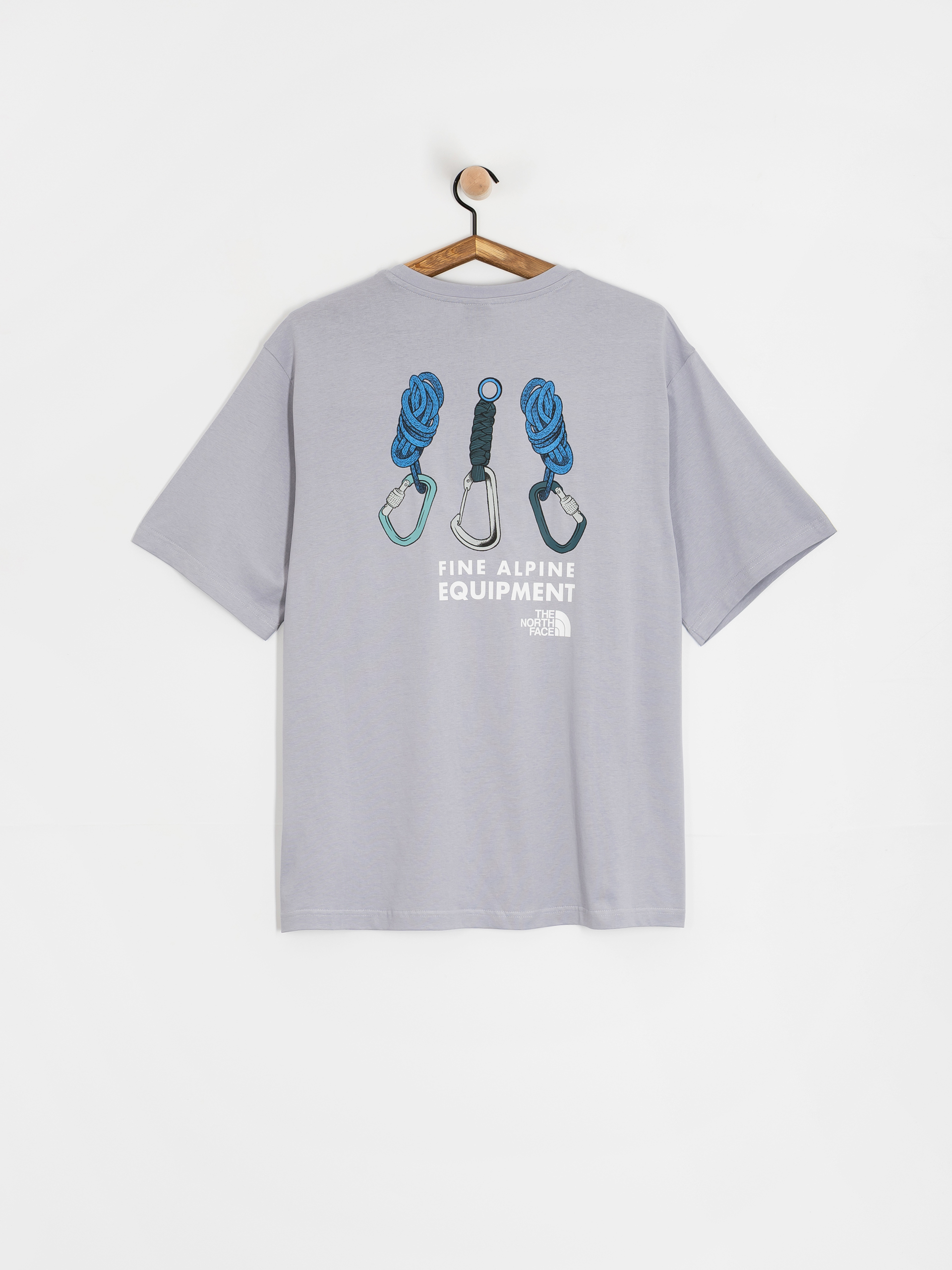 The North Face T-Shirt Explore Gear Relaxed - grey (blue flax)
