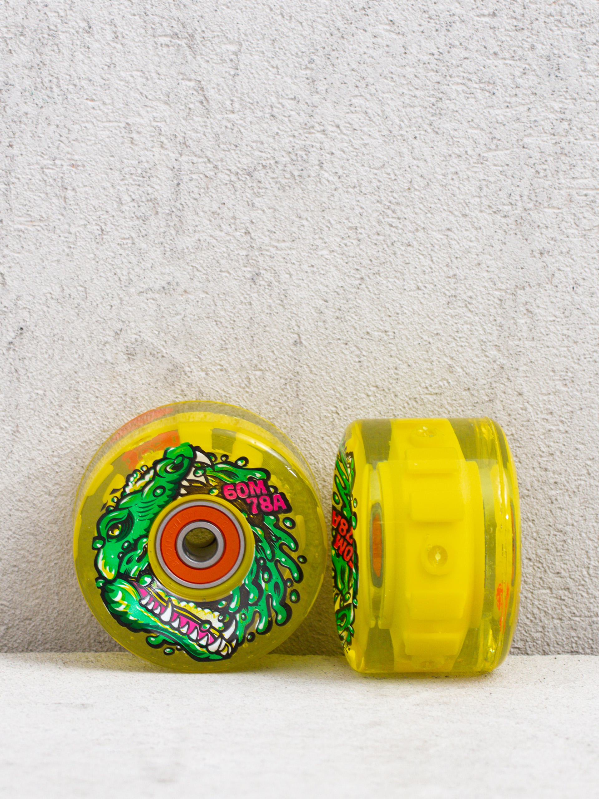 Slime Balls Gator Swamp Spew Light Ups 78A Wheels - yellow (slime yellow)
