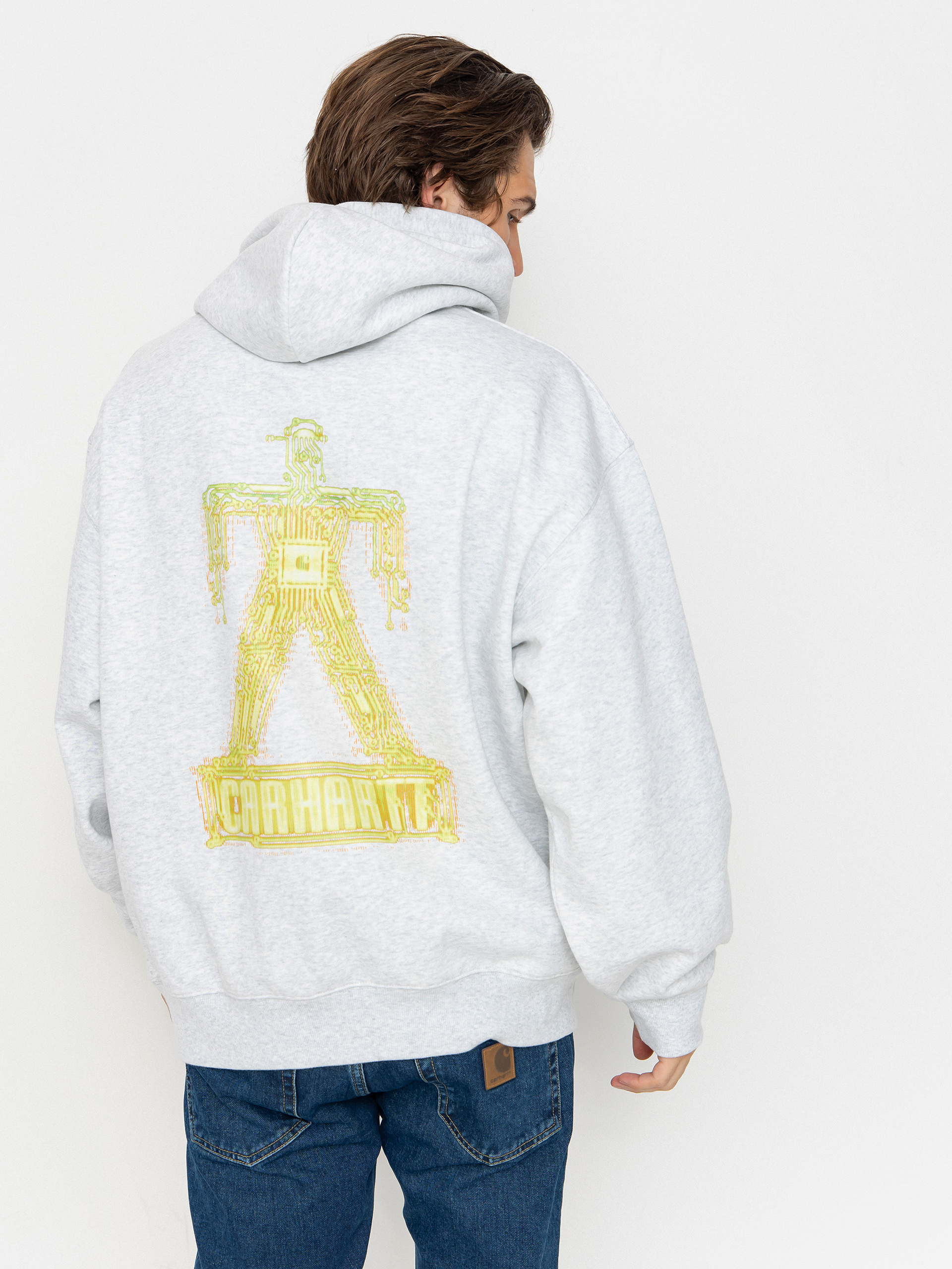 Carhartt WIP Electric Boogie HD Hoodie - grey (ash heather)