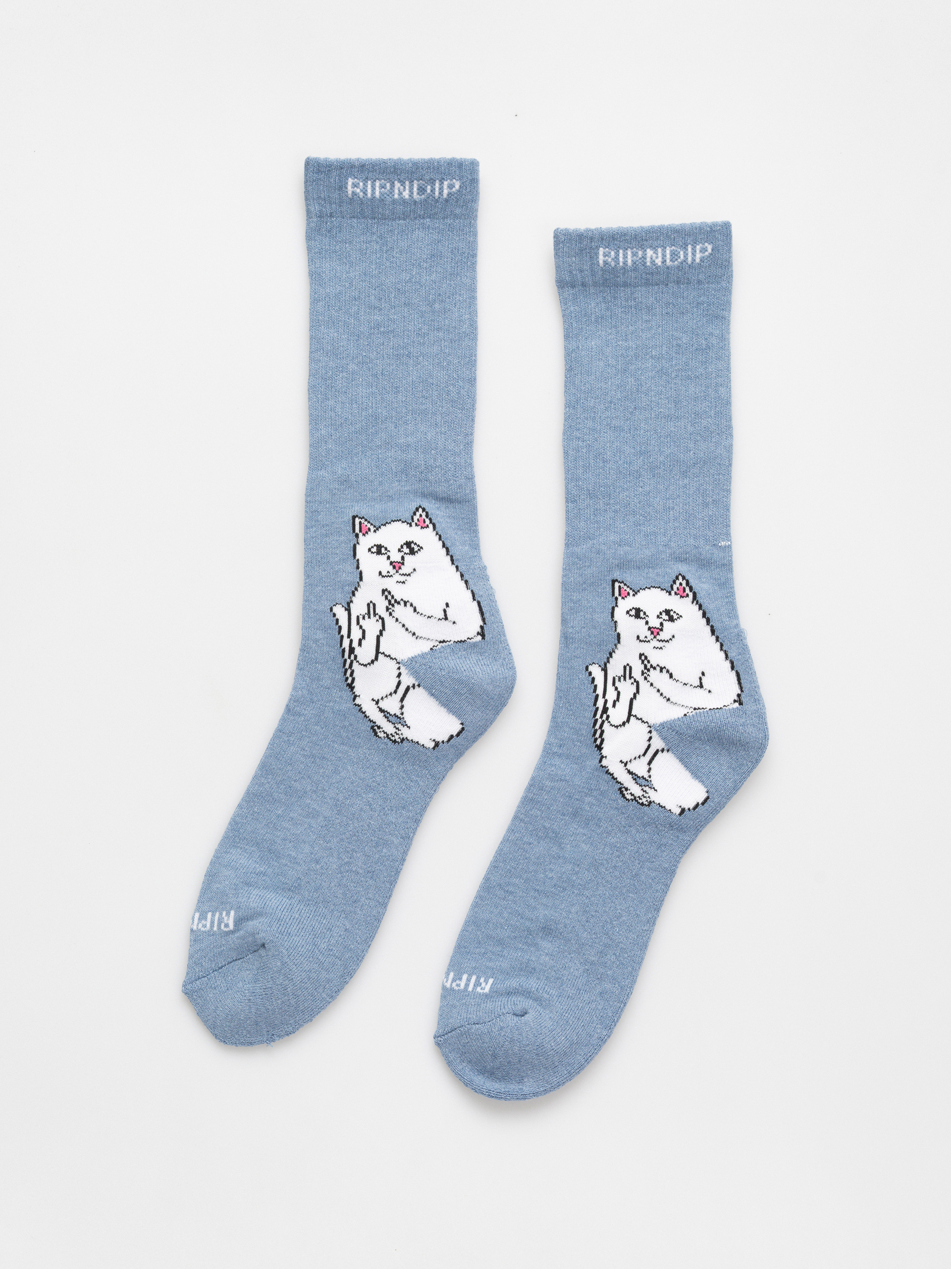 RipNDip Lord Nermal Socks - blue (slate heather)