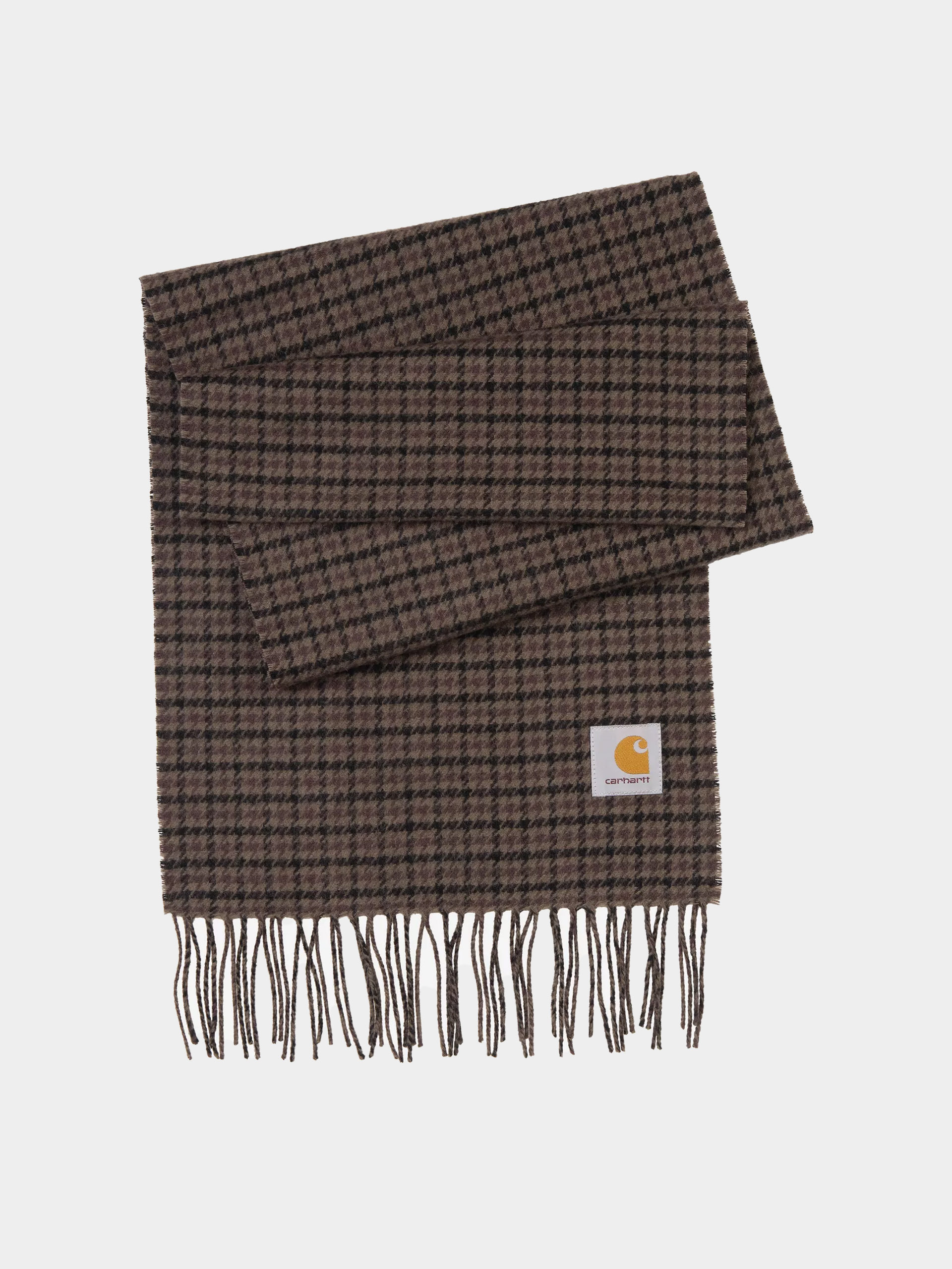 Carhartt WIP Scarf Lowis - brown (lowis houndstooth/vitola heather)