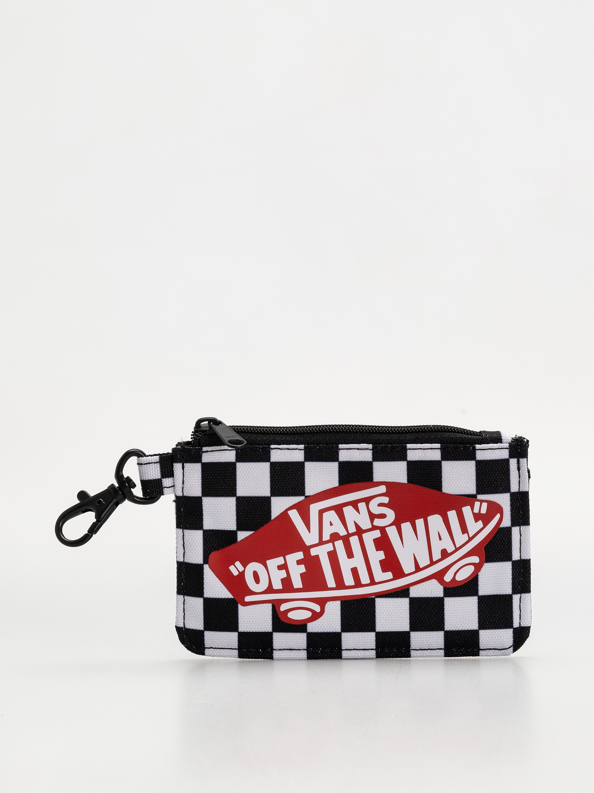 Vans Wallet Off The Wall Zip - white, red, black (checkerboard black/white)
