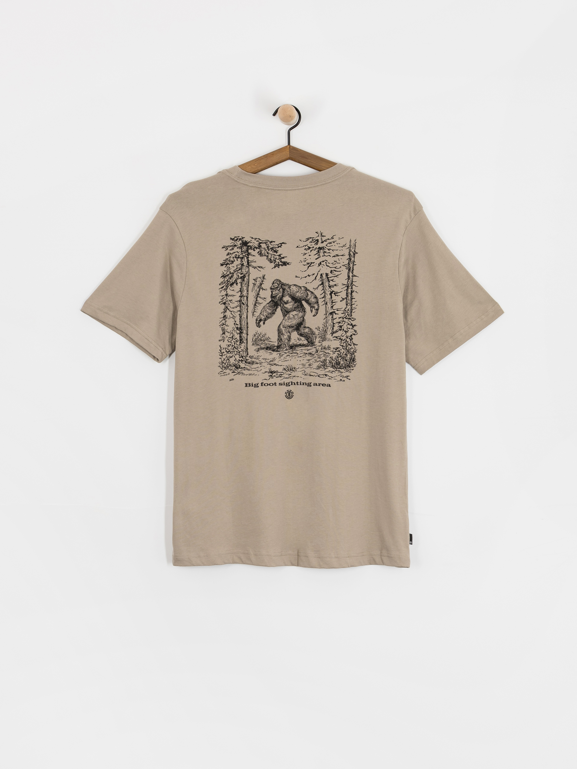 Element T-Shirt Bigfoot Walking - beige (aluminum)