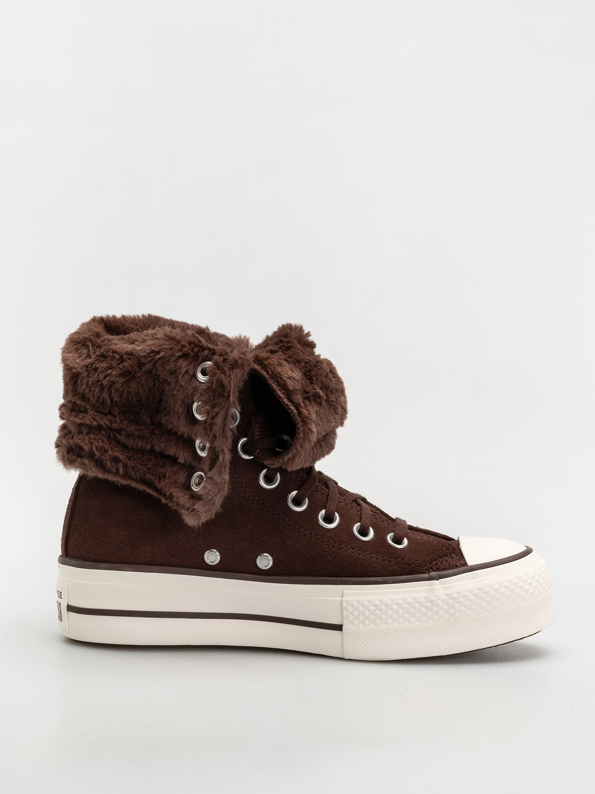 Converse Chucks Chuck Taylor All Star Fold Over Lift Wmn - brown ...