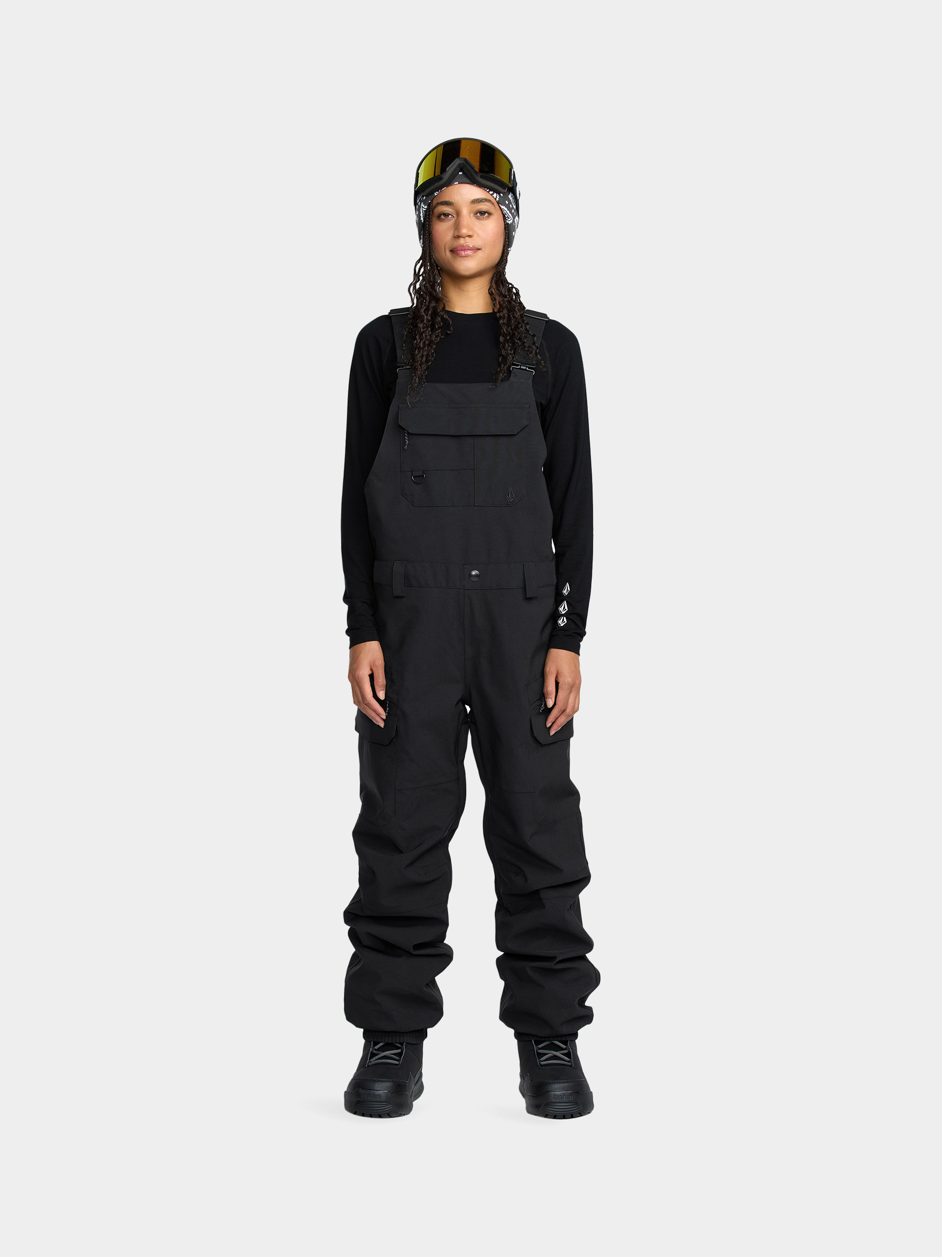 Volcom Snowboard pants Creston 3D Stretch Bib Overall Wmn - black (black)