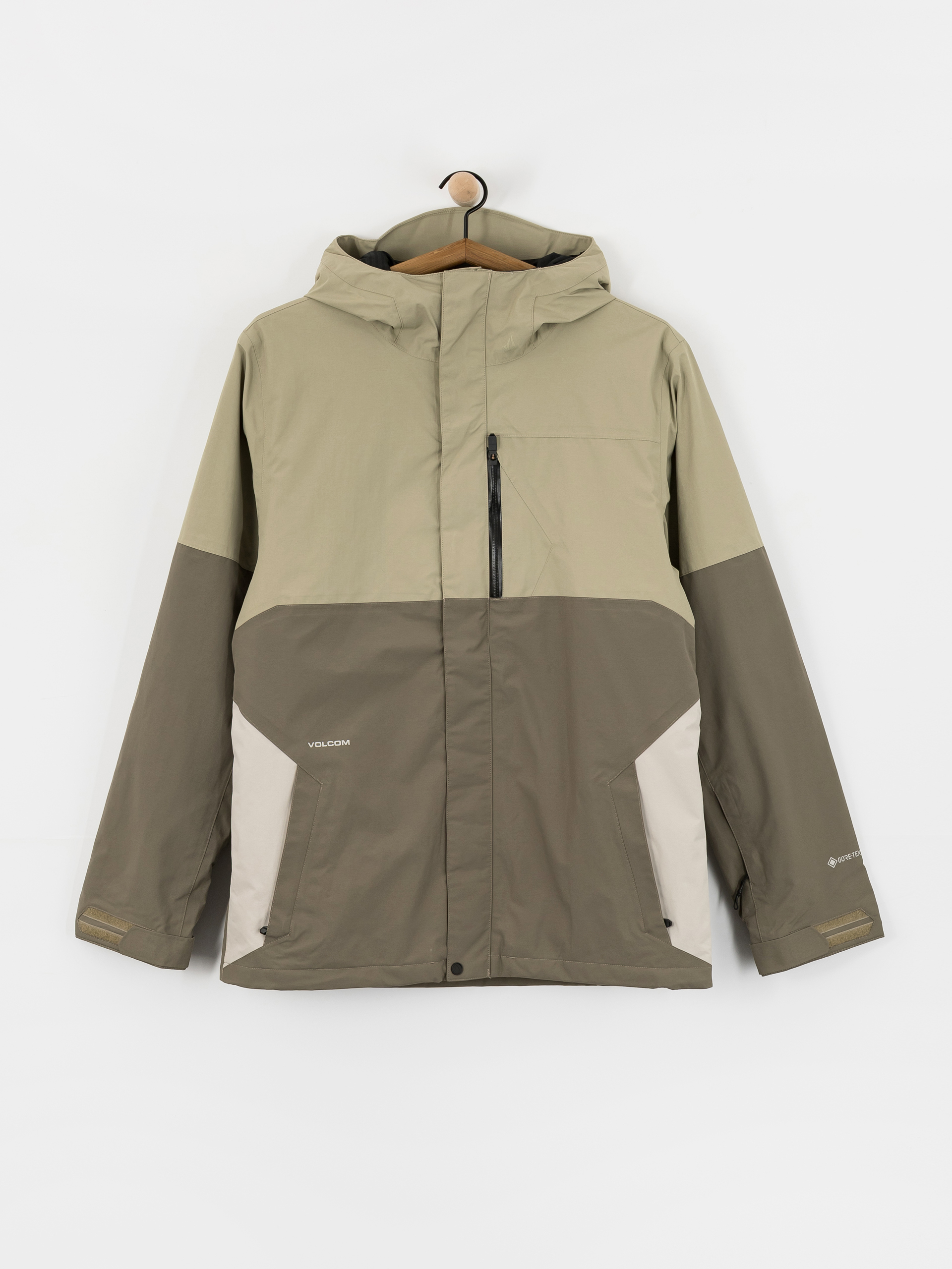 Volcom Snowboard jacket L Ins Gore Tex - green (moss green)