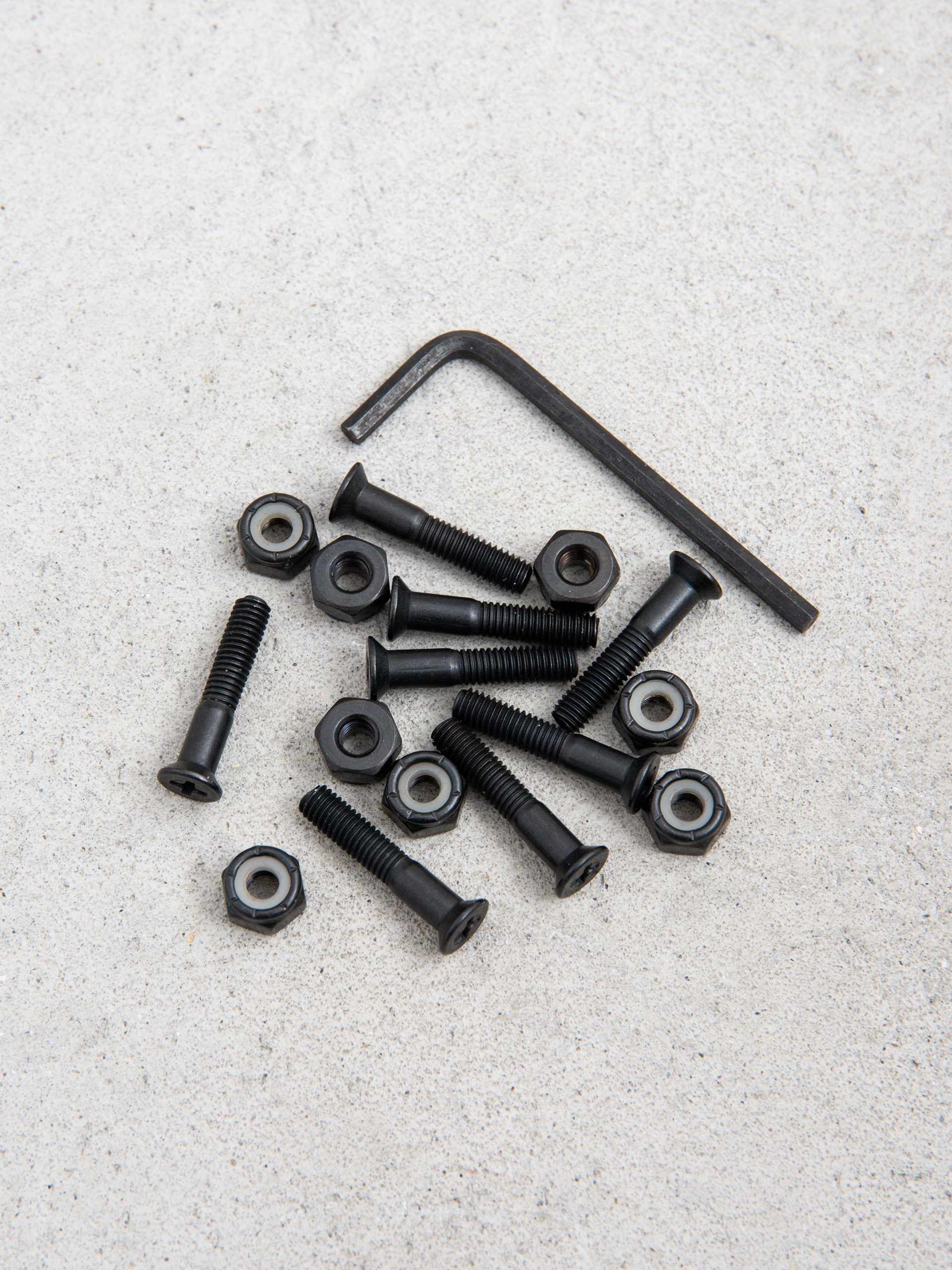 Hard Luck One Inch Allen Hardware Bolts (black)