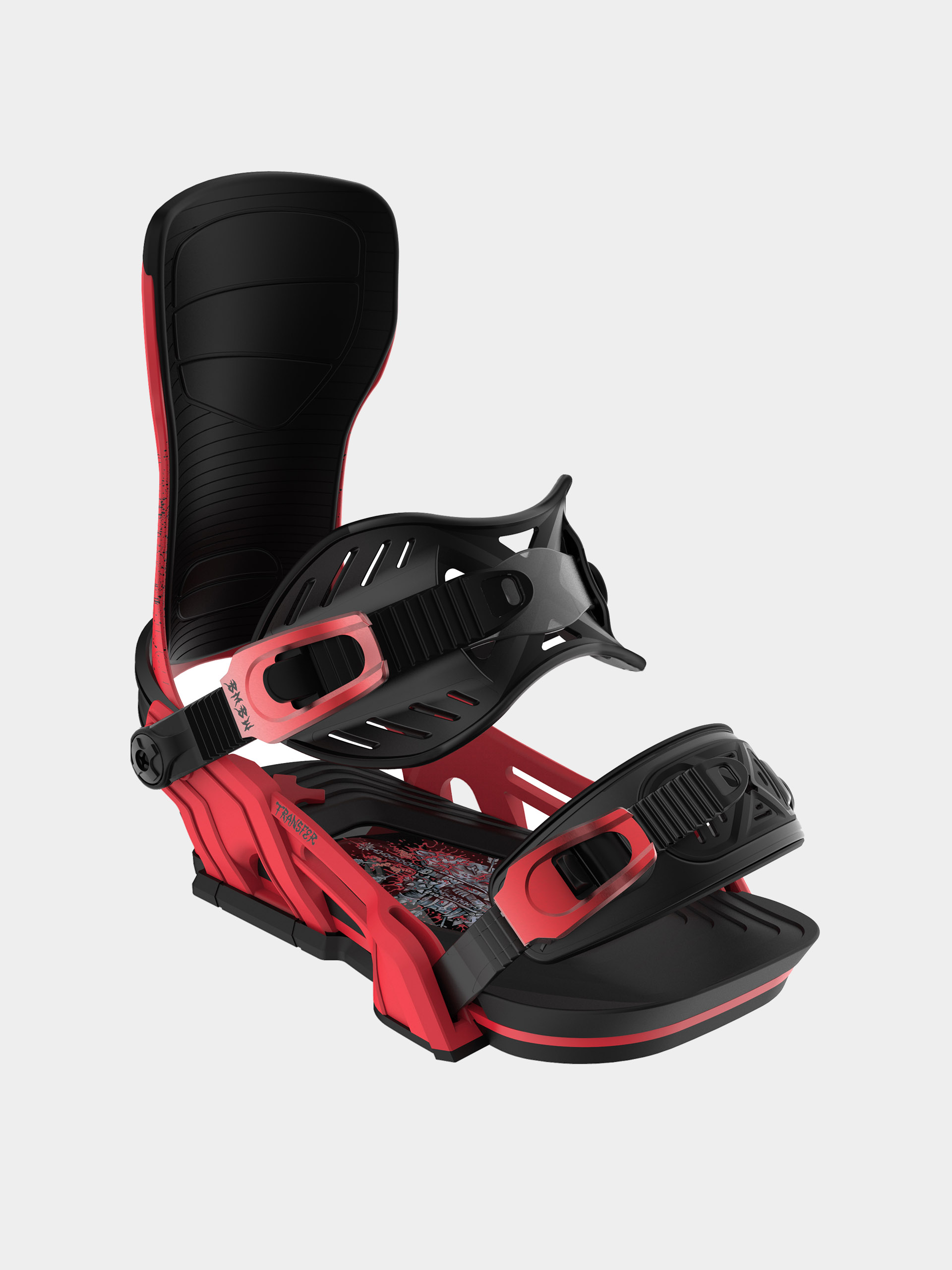 Bent Metal Snowboard bindings Transfer - red (red)