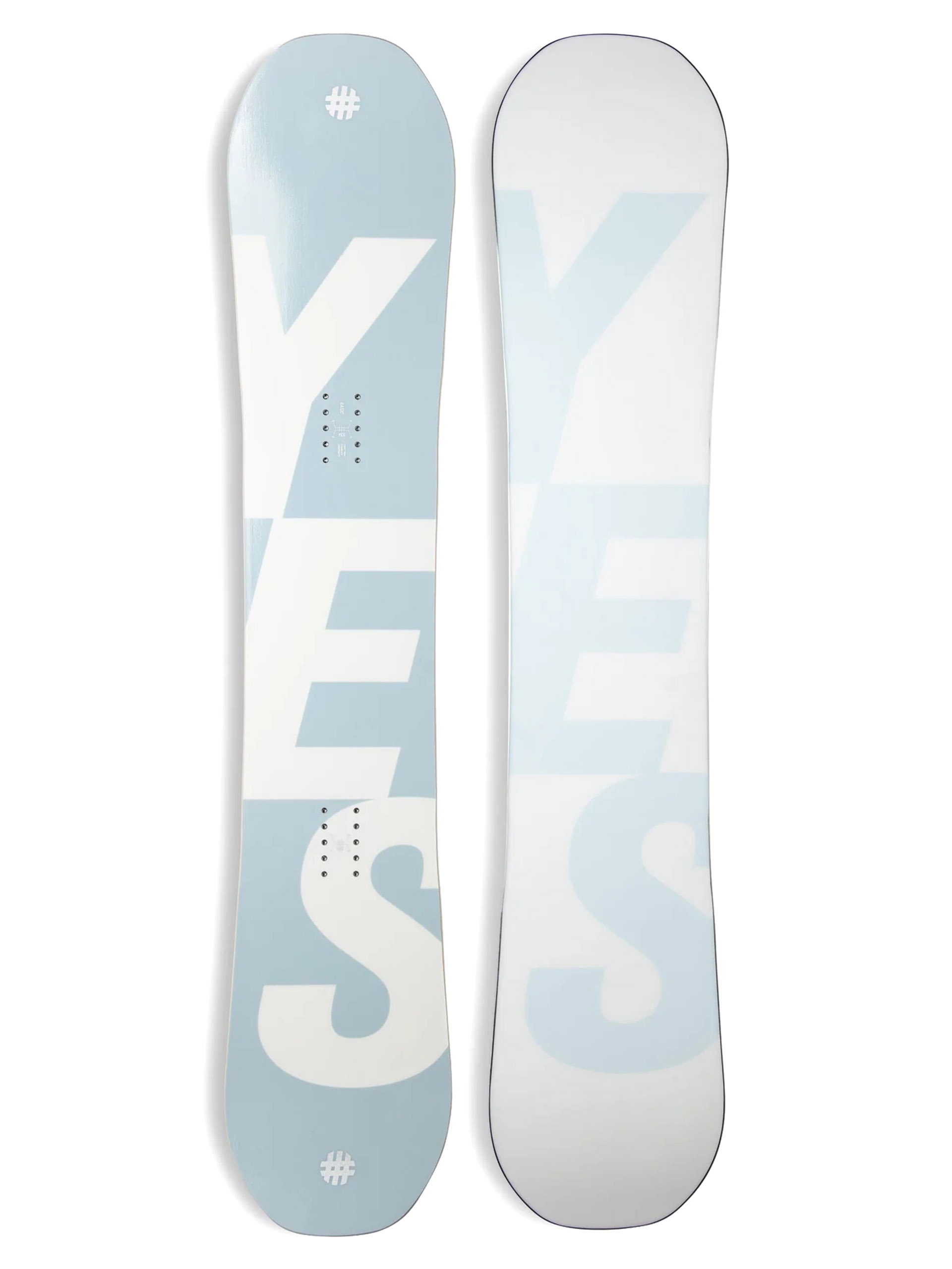 Yes Snowboard Basic Wmn - white, blue (white)