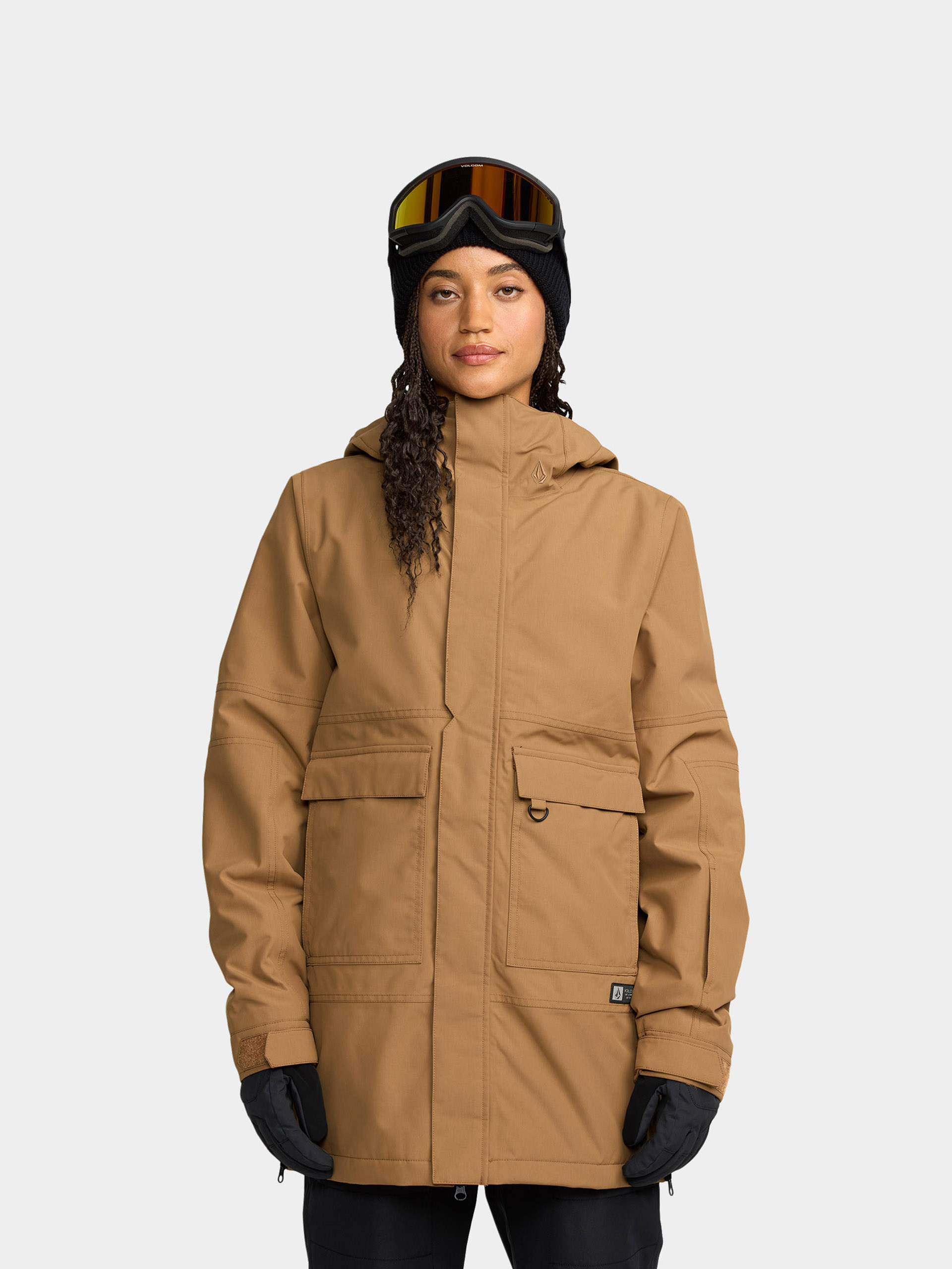 Volcom Snowboard jacket Qc Cruiser Ins Parka Wmn - brown (bronze)