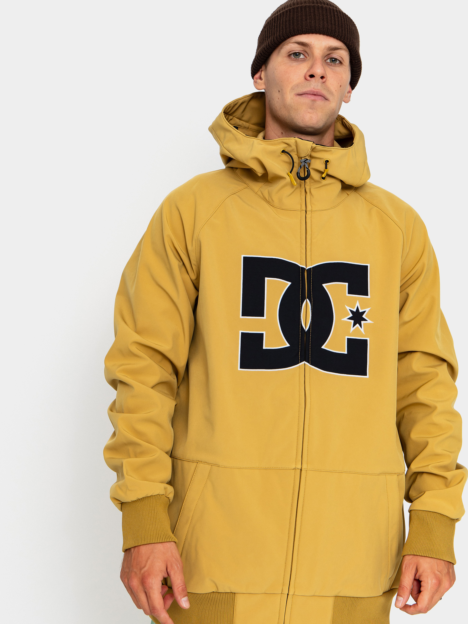 DC Snowboard jacket Spectrum Softshell - yellow (mustard gold)
