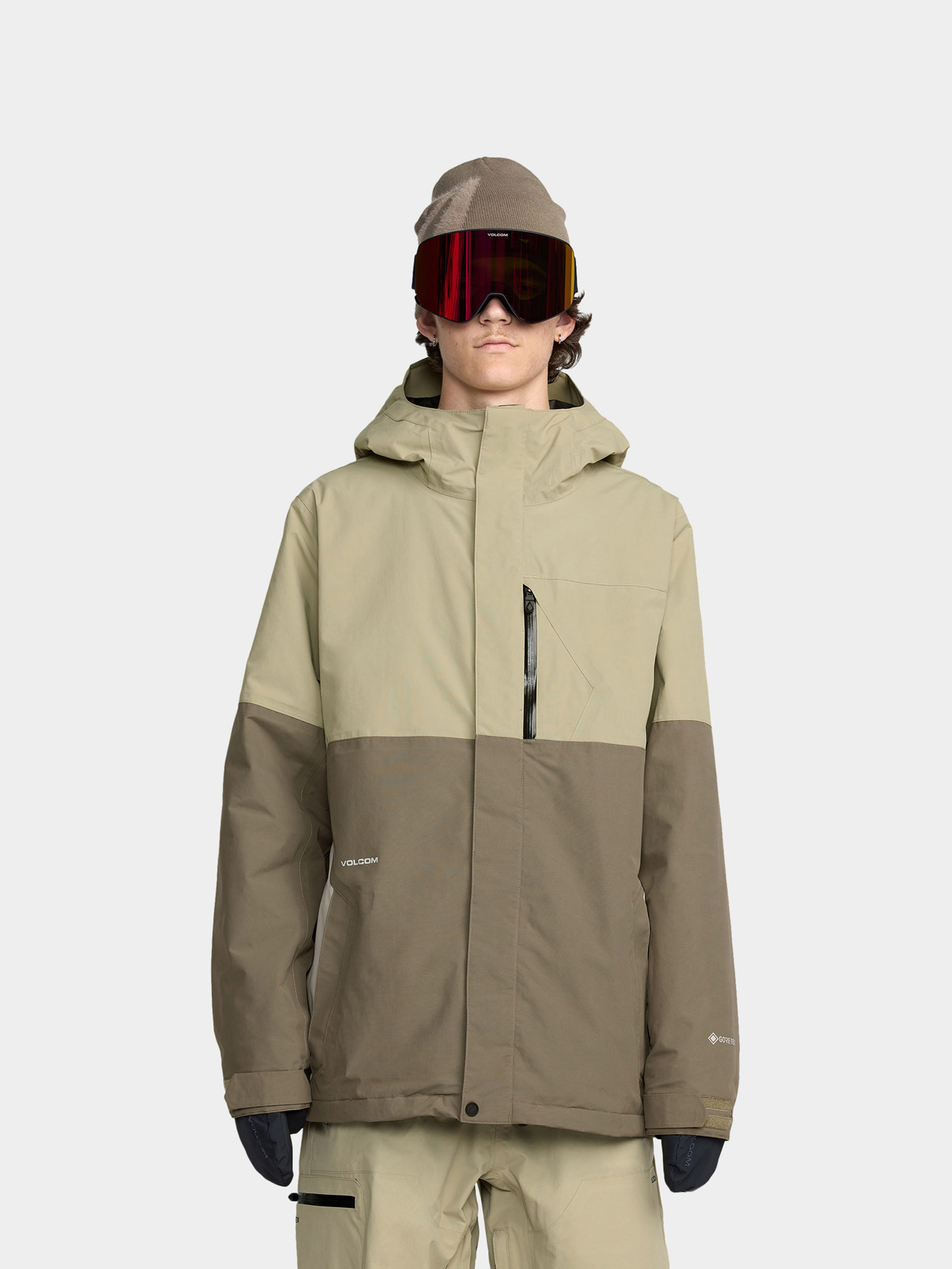 Volcom Snowboard jacket L Gore Tex - green (moss green)