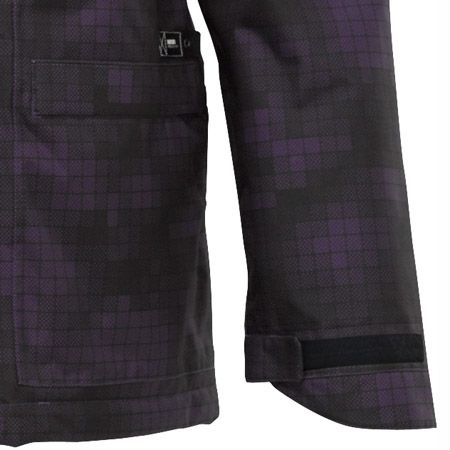 Notch Jacket Burton - violet (purple label population plaid)