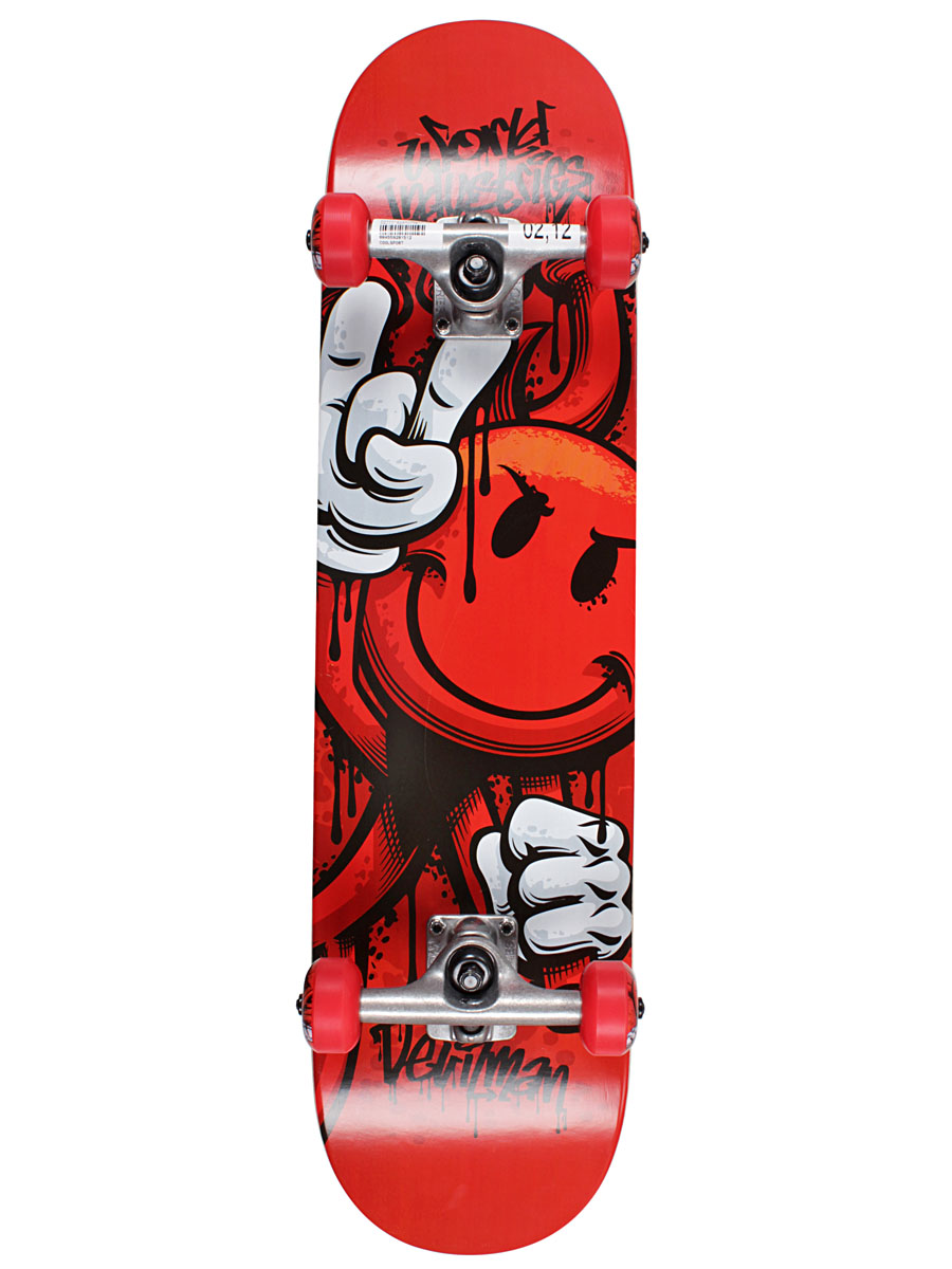 World Industries Skateboard Raw Devil Man 7.75" - multicolor