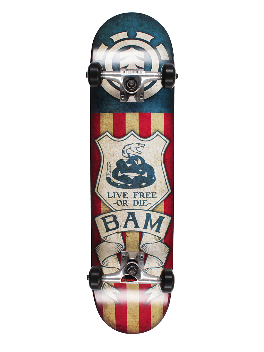 Element Skateboard Bam Tread 7.625'' - multicolor
