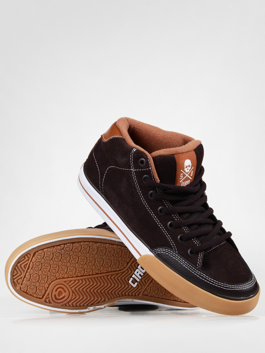 Circa shoes 50 Lopez Mid - brown (chocolate brown/ginger/white)