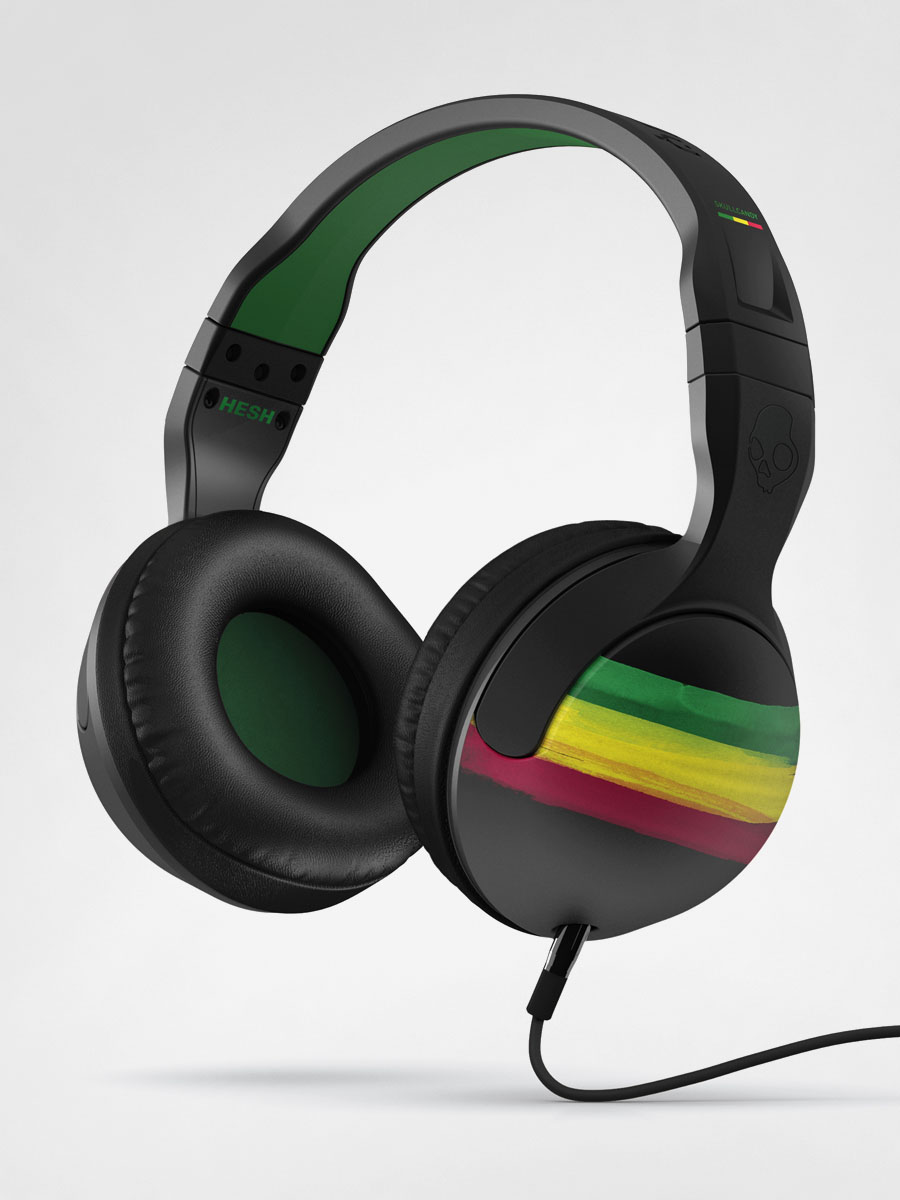 Skullcandy Headphones Hesh - black (rasta)