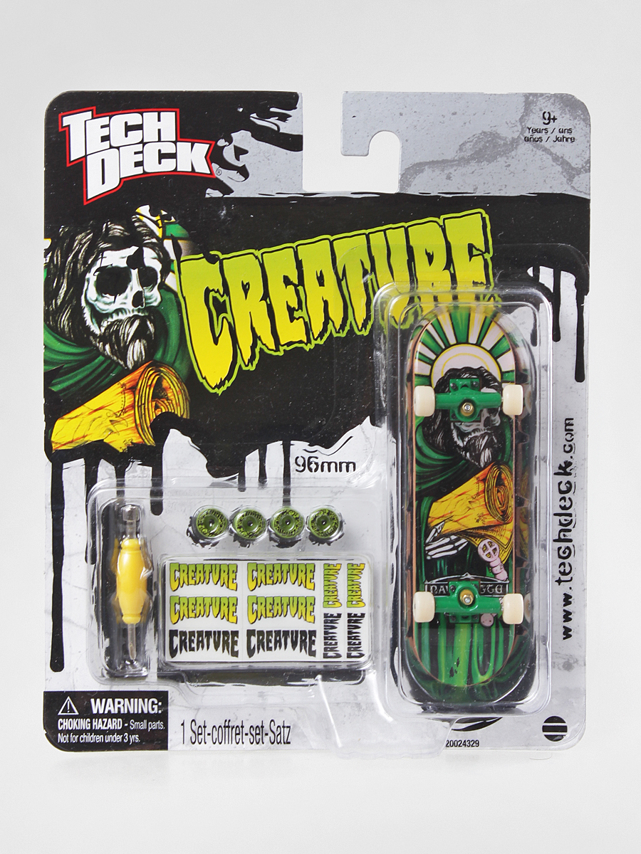 Tech Deck Fingerboard Creature 02 - yellow, green (green/yellow)
