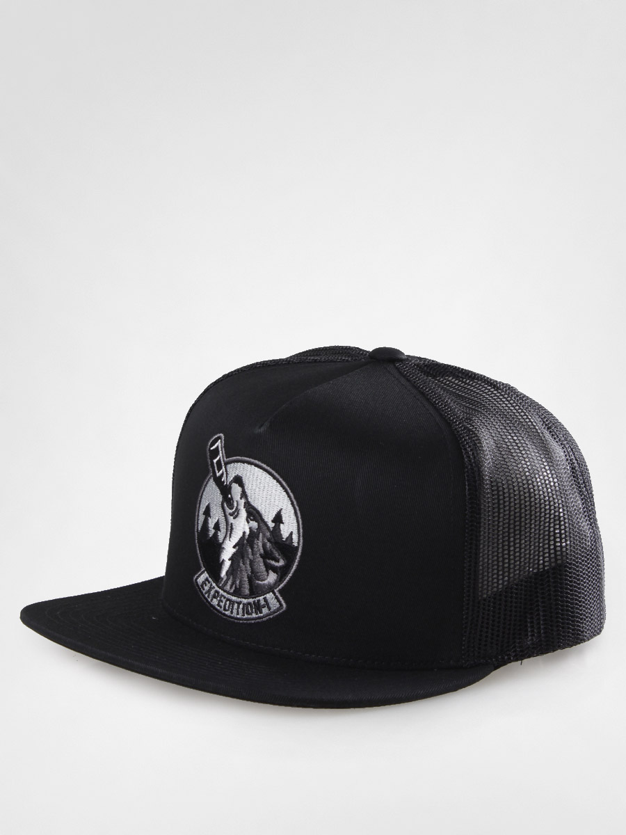 Expedition One cap Beer Wolf Trucker ZD - black, grey (black)