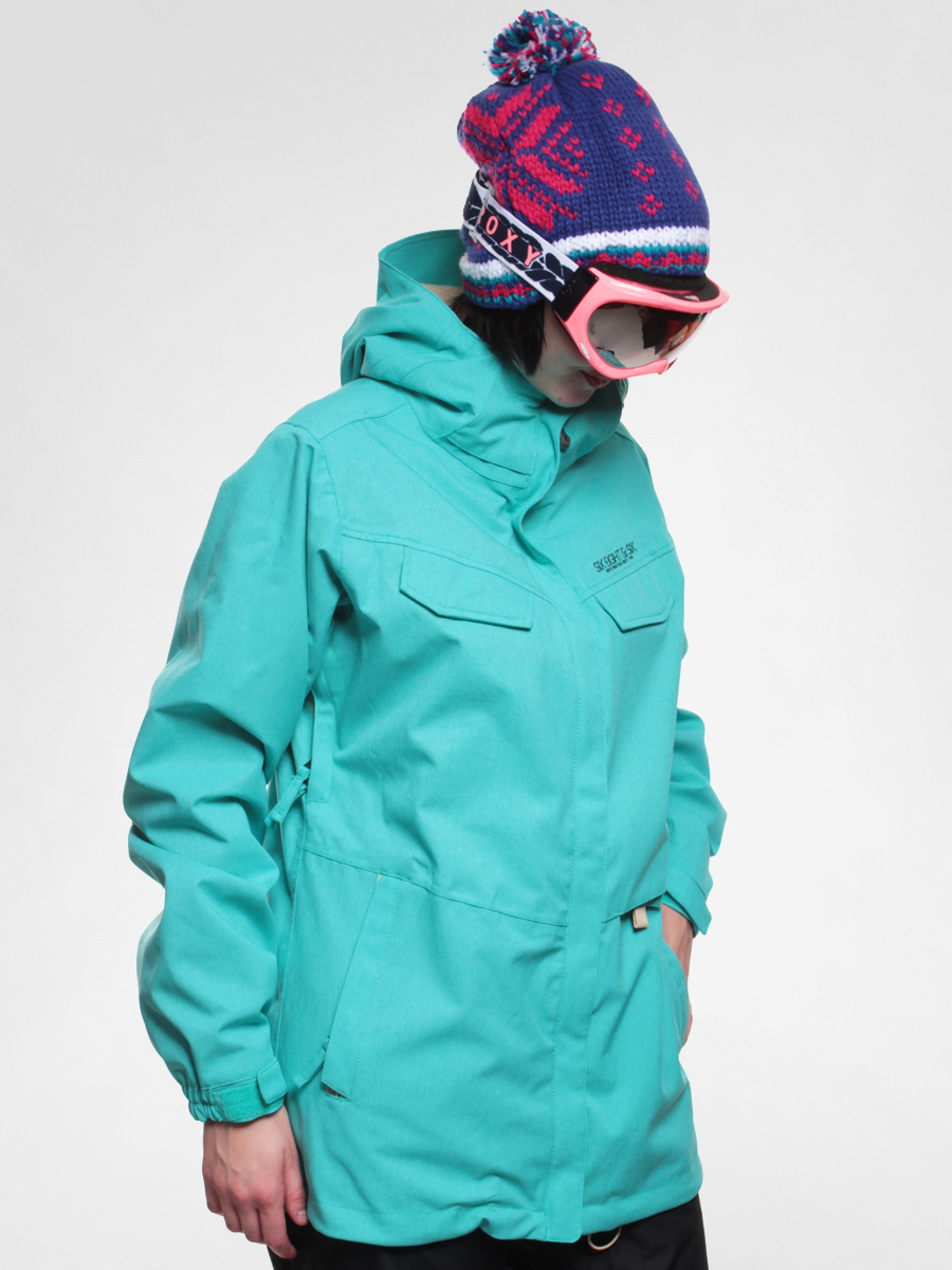 686 snowboard jacket Smarty Command-Texture Wmn (turquoise)