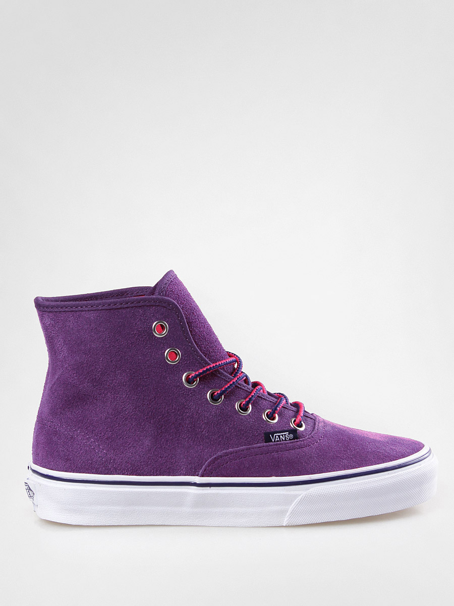Vans shoes Authentic Hi Wmn RQFAJ9 - violet (suede/dark purple)
