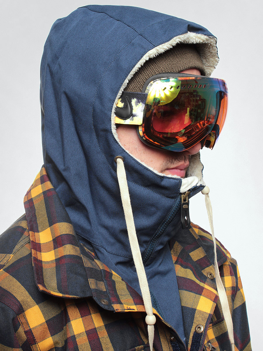 686 snowboard jacket Rsrvd Axxe Flannel Ins (indigo)