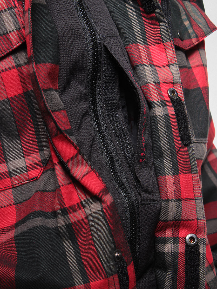 686 snowboard jacket Rsrvd Axxe Flannel Ins (chili)