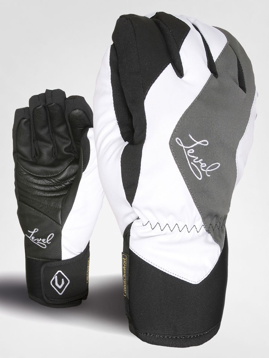 Level Gloves snowboardowe Force Wmn - black (blk/gry)
