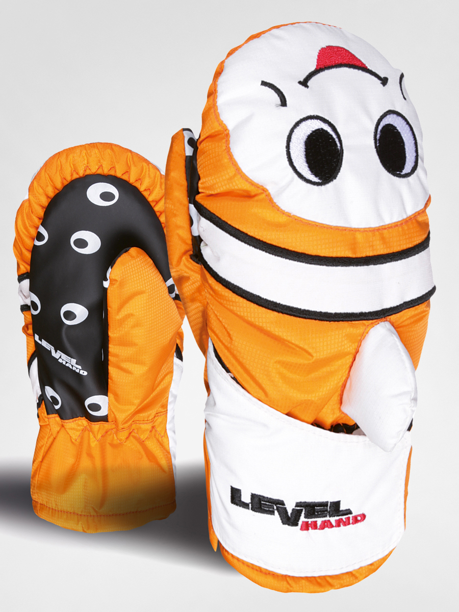 Level Kids Gloves Animal - orange (org)