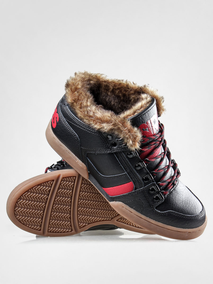 Osiris Shoes NYC 83 MID SHR (black/red/gum)