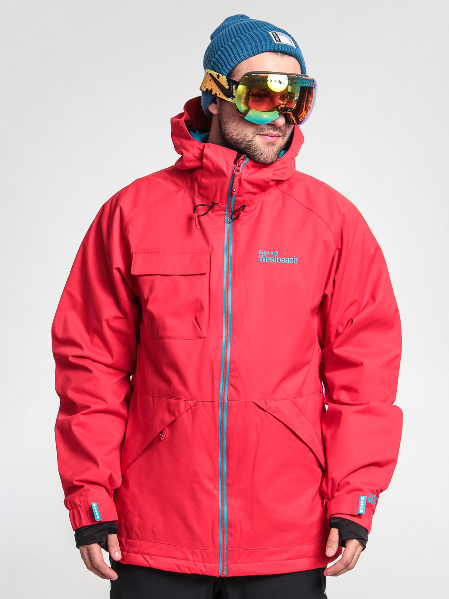 Westbeach Snowboard jacket Ego Insulated - red (clamato)